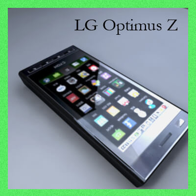 LG Optimus Z 3D Model by Awais3d