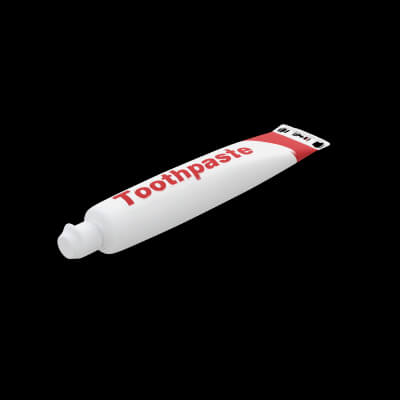 Toothpaste High Quality 3D Model by Awais3d