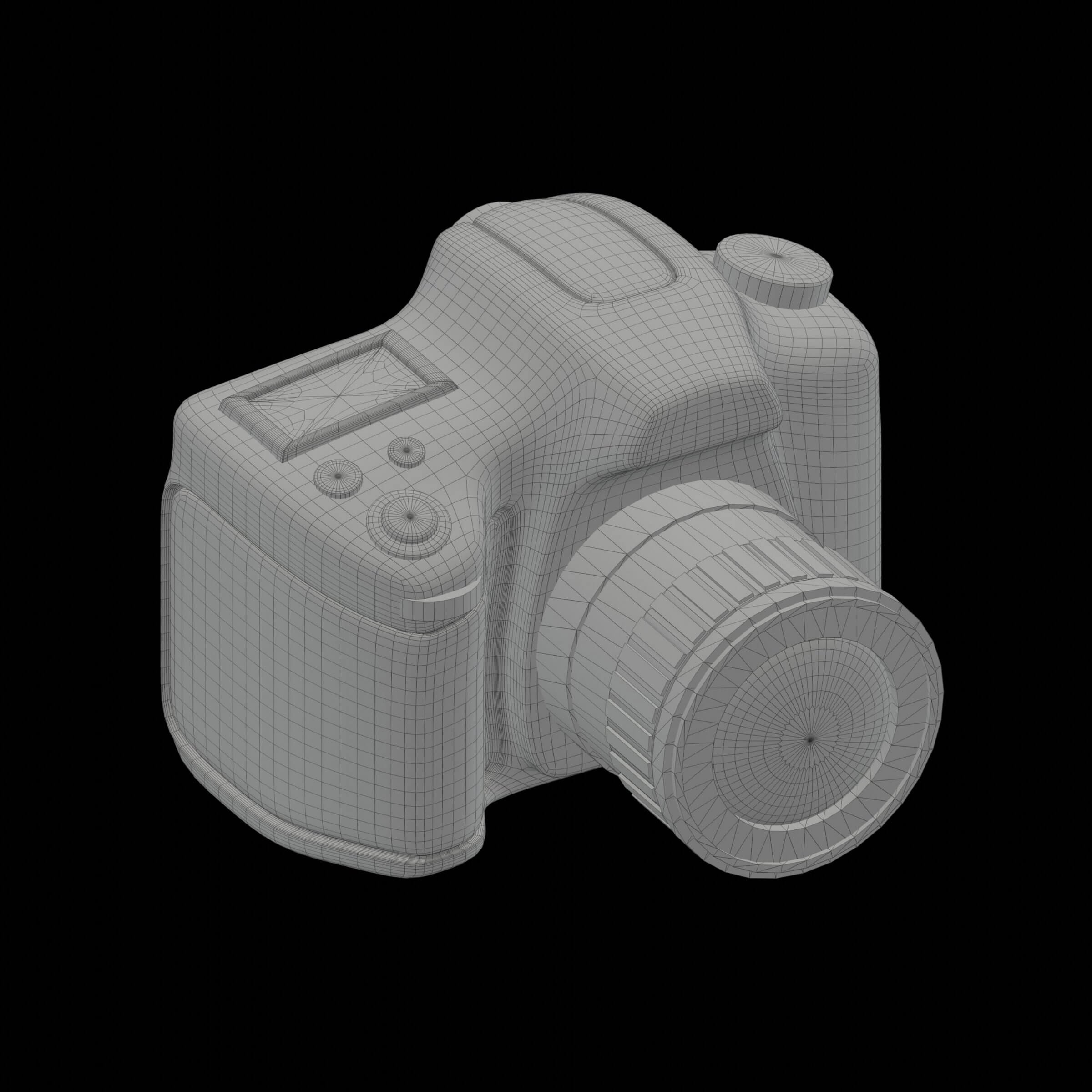 Simple Photo Camera - 3D Model by awerty88