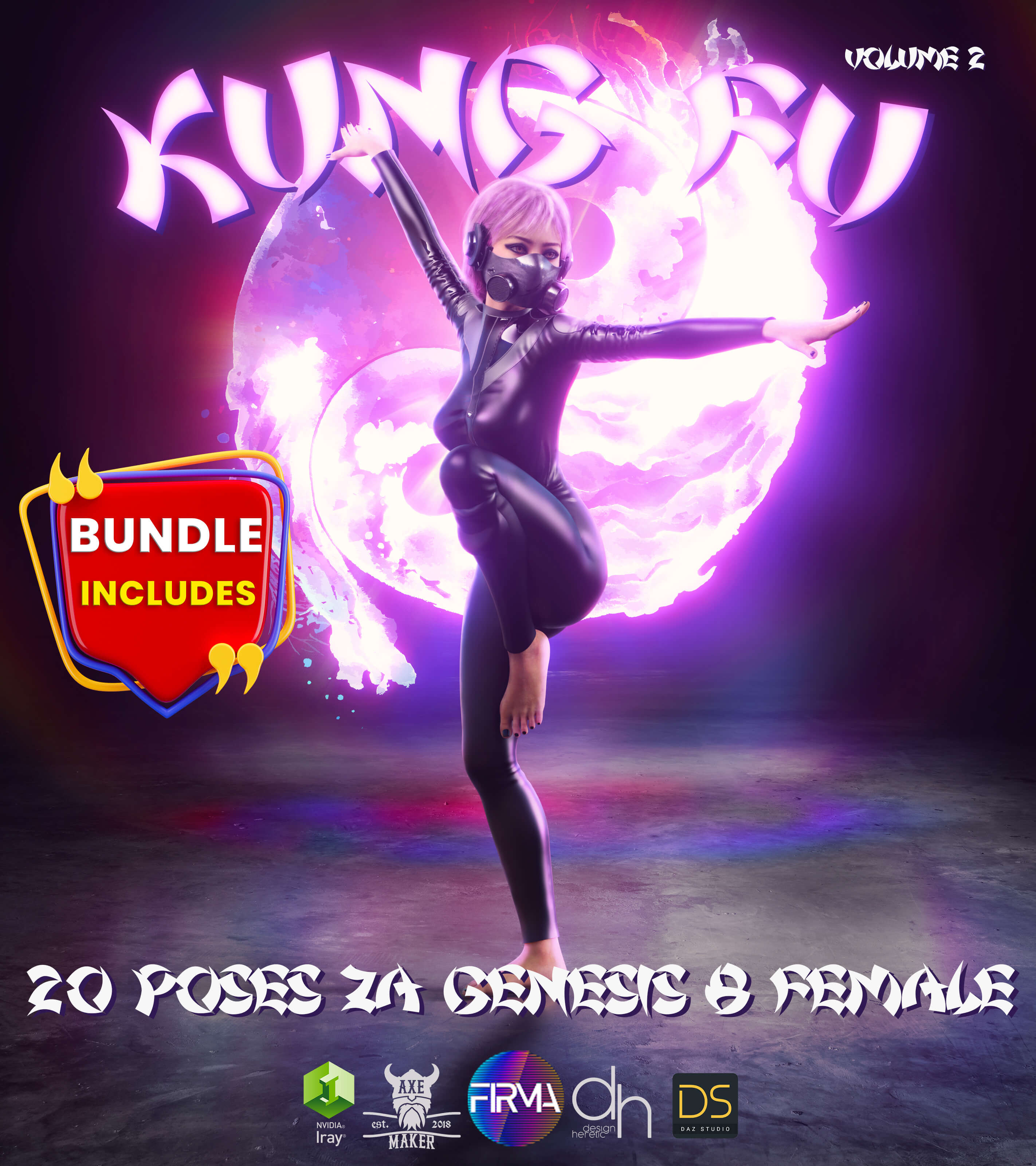 Action Pose - Bundle Daz Content by Axe Maker