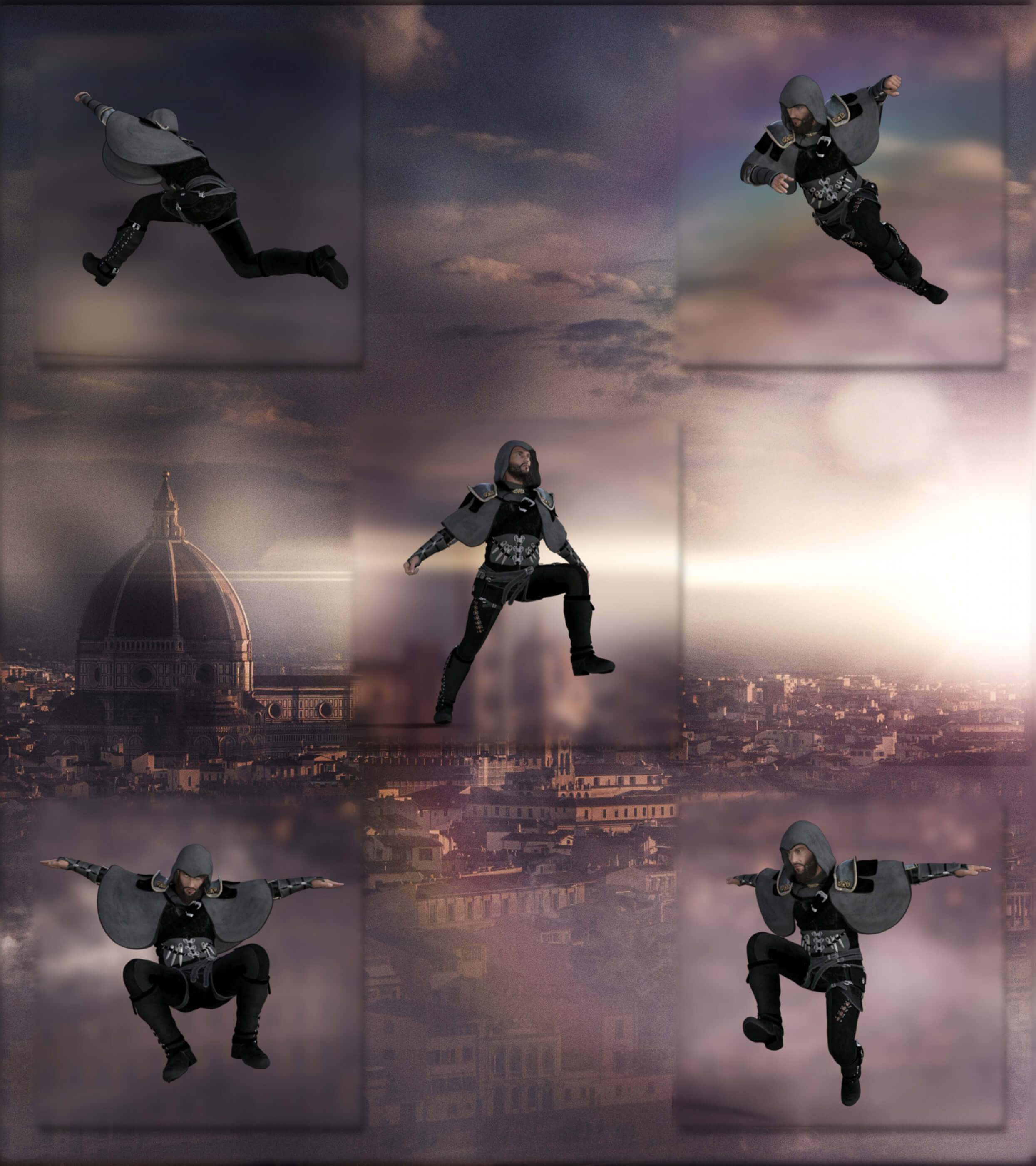 Assassin Poses - Daz Content by Axe Maker