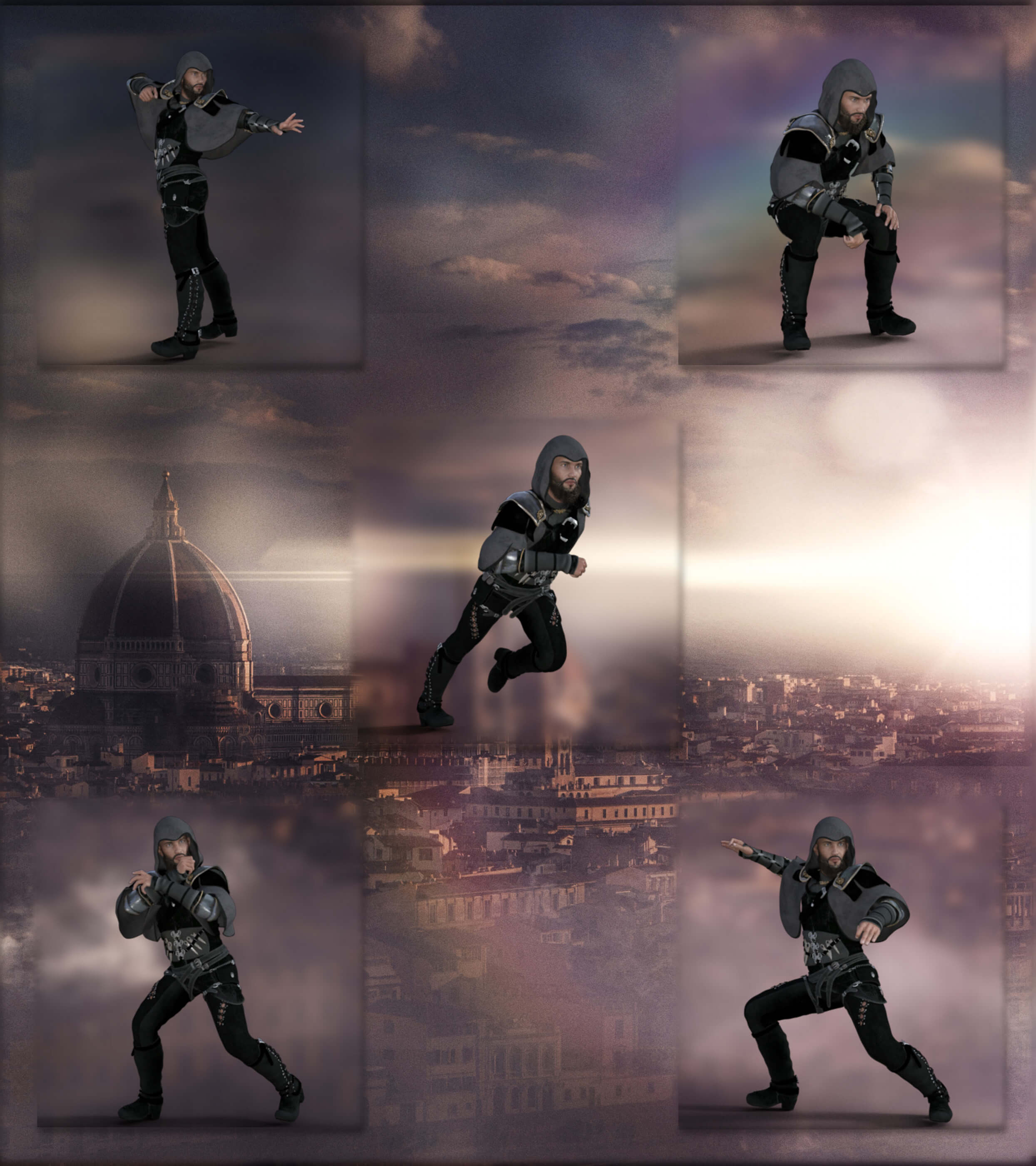 Assassin Poses - Daz Content by Axe Maker