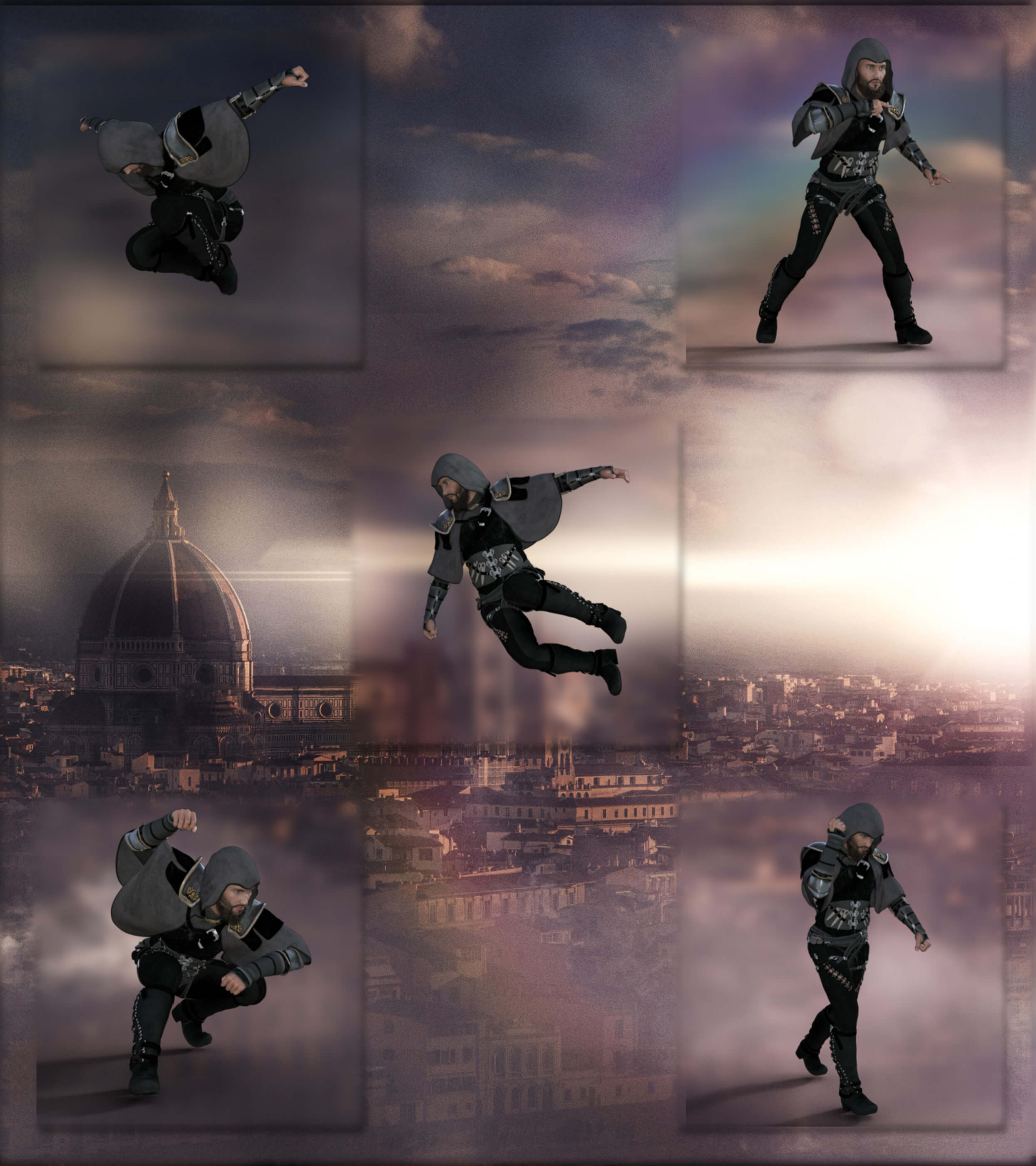 Assassin Poses - Daz Content by Axe Maker