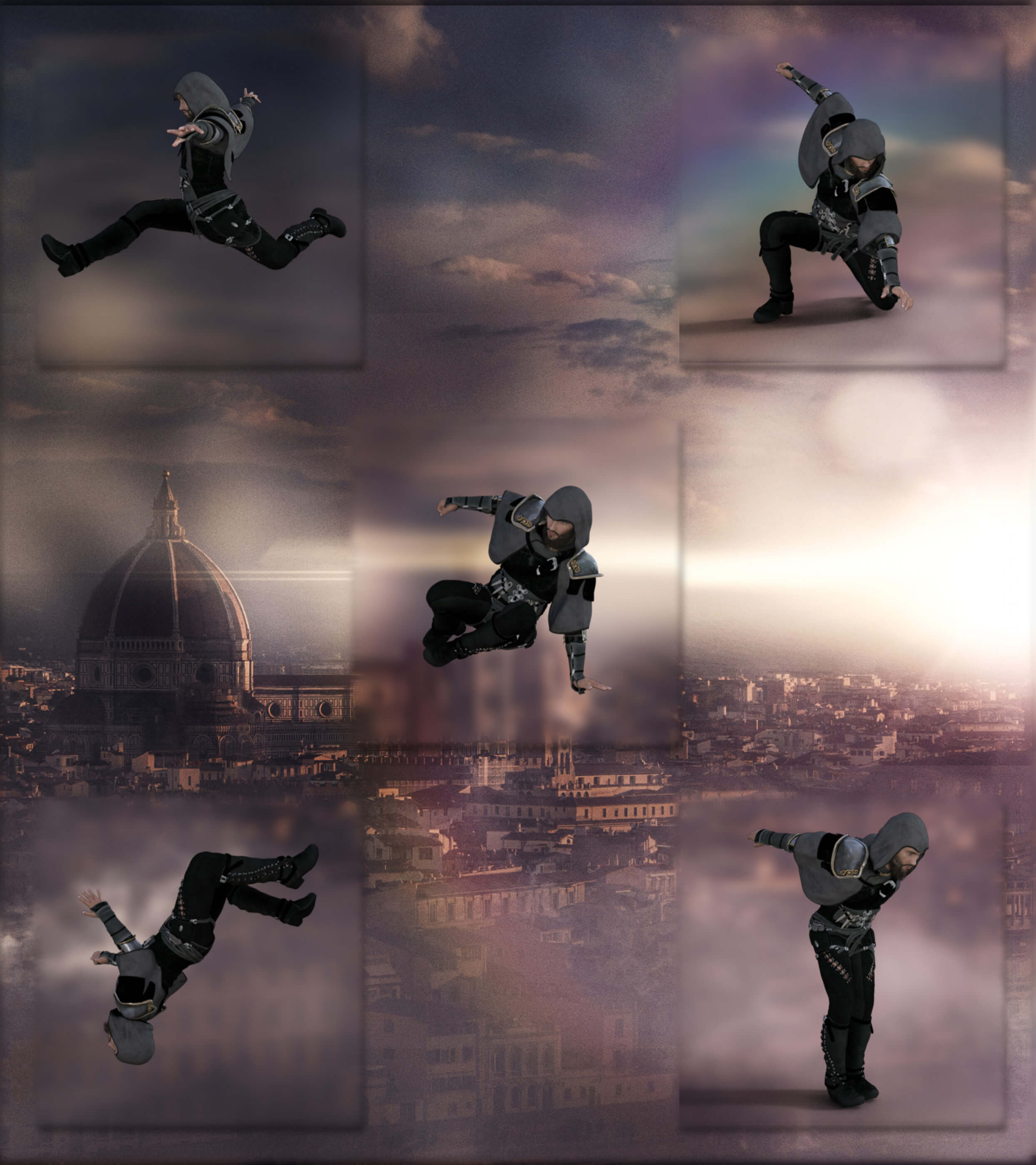 Assassin Poses - Daz Content by Axe Maker