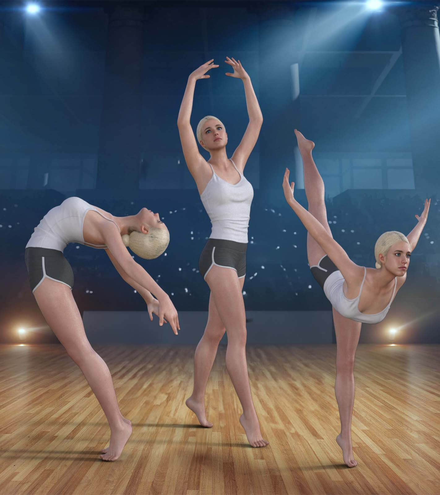 Ballet - Pose Pack Daz Content by Axe Maker