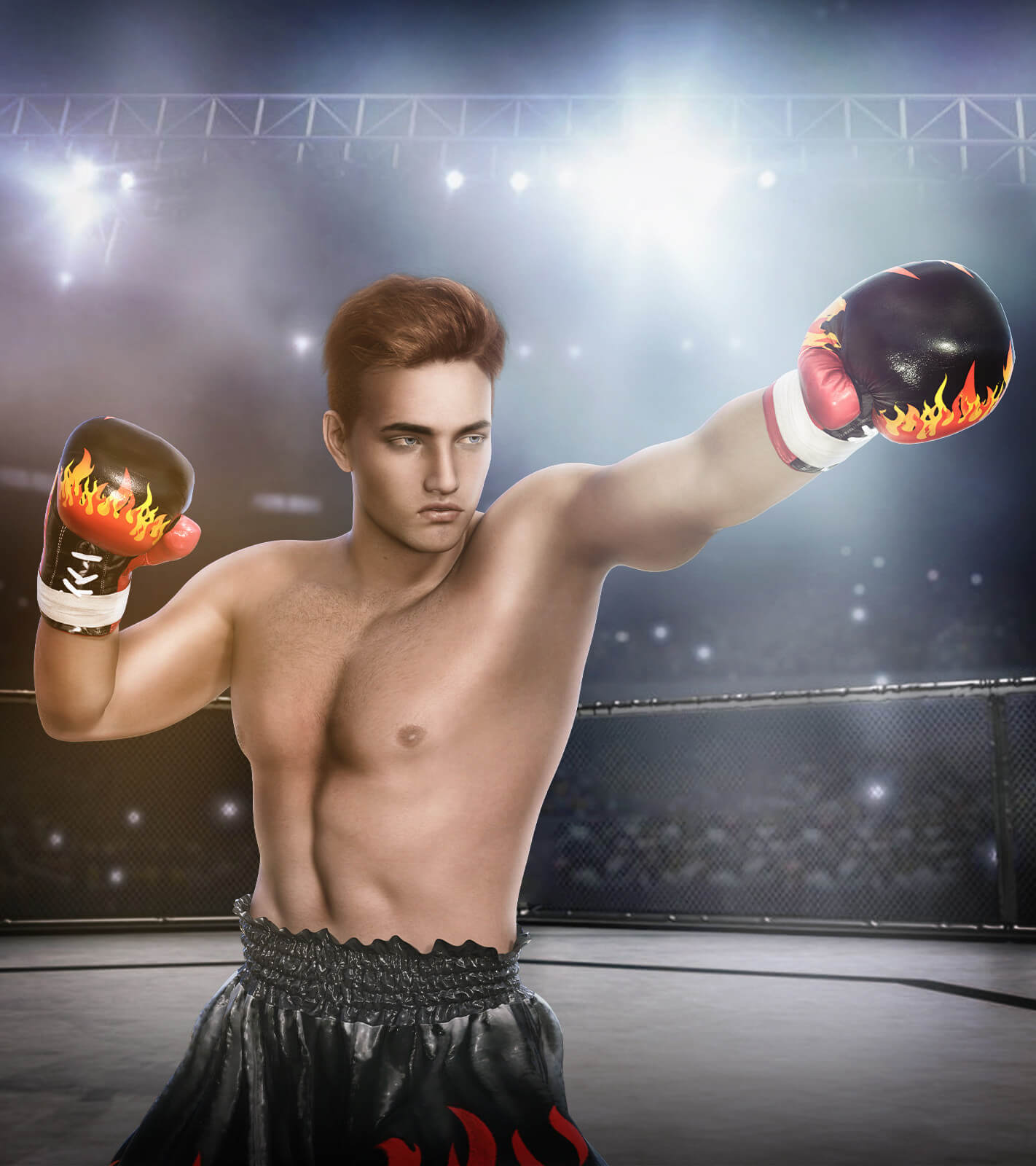 Box Sport Pose Bundle for Genesis 8 - Daz Content by Axe Maker