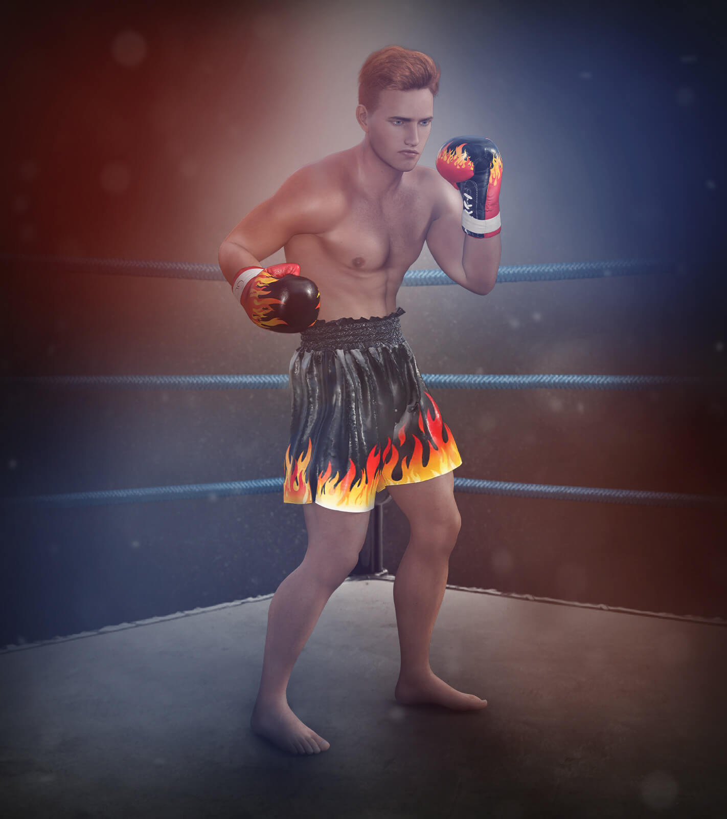 Box Sport Pose Bundle for Genesis 8 - Daz Content by Axe Maker