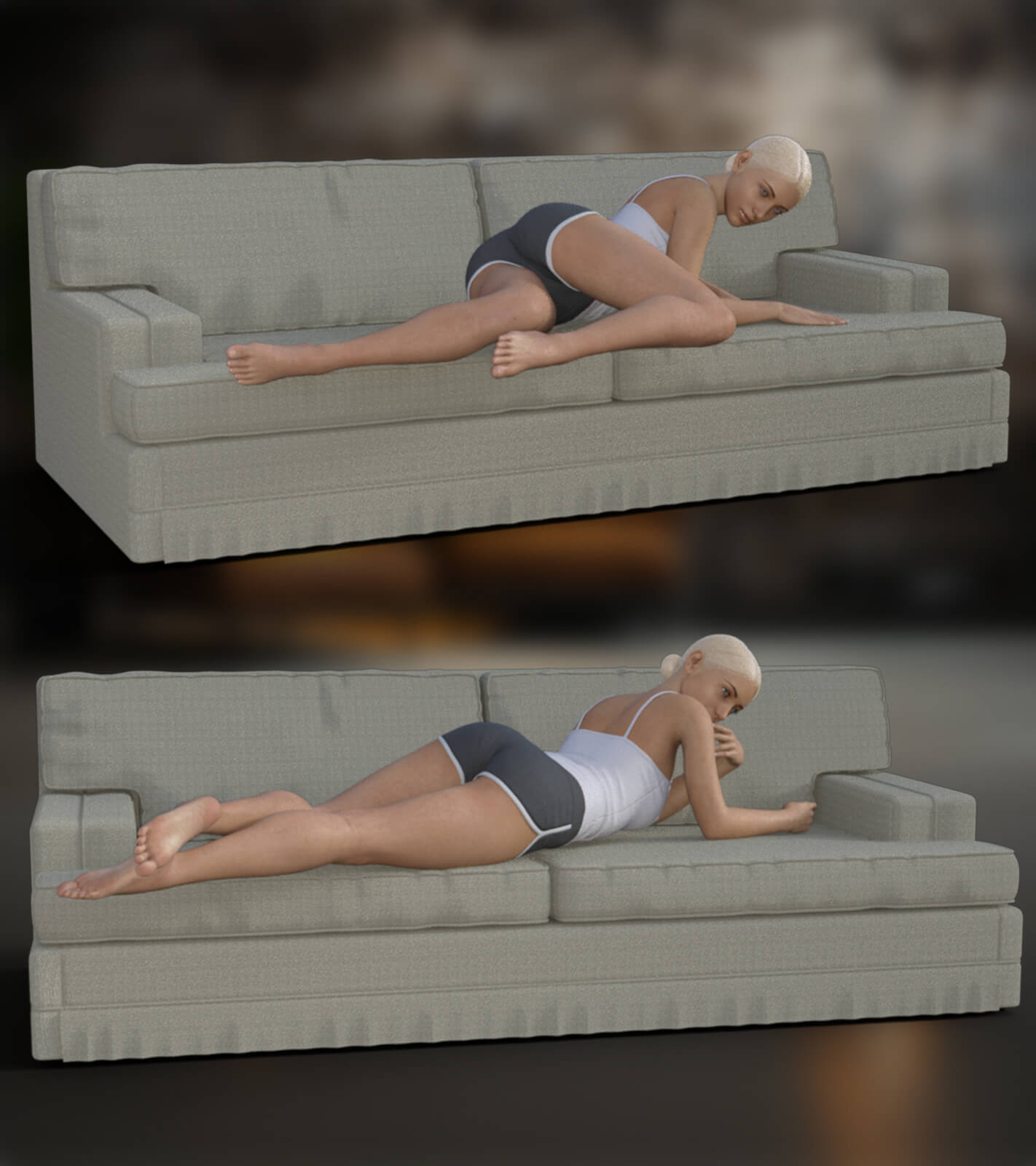 Couch Poses - Poses Pack Daz Content by Axe Maker