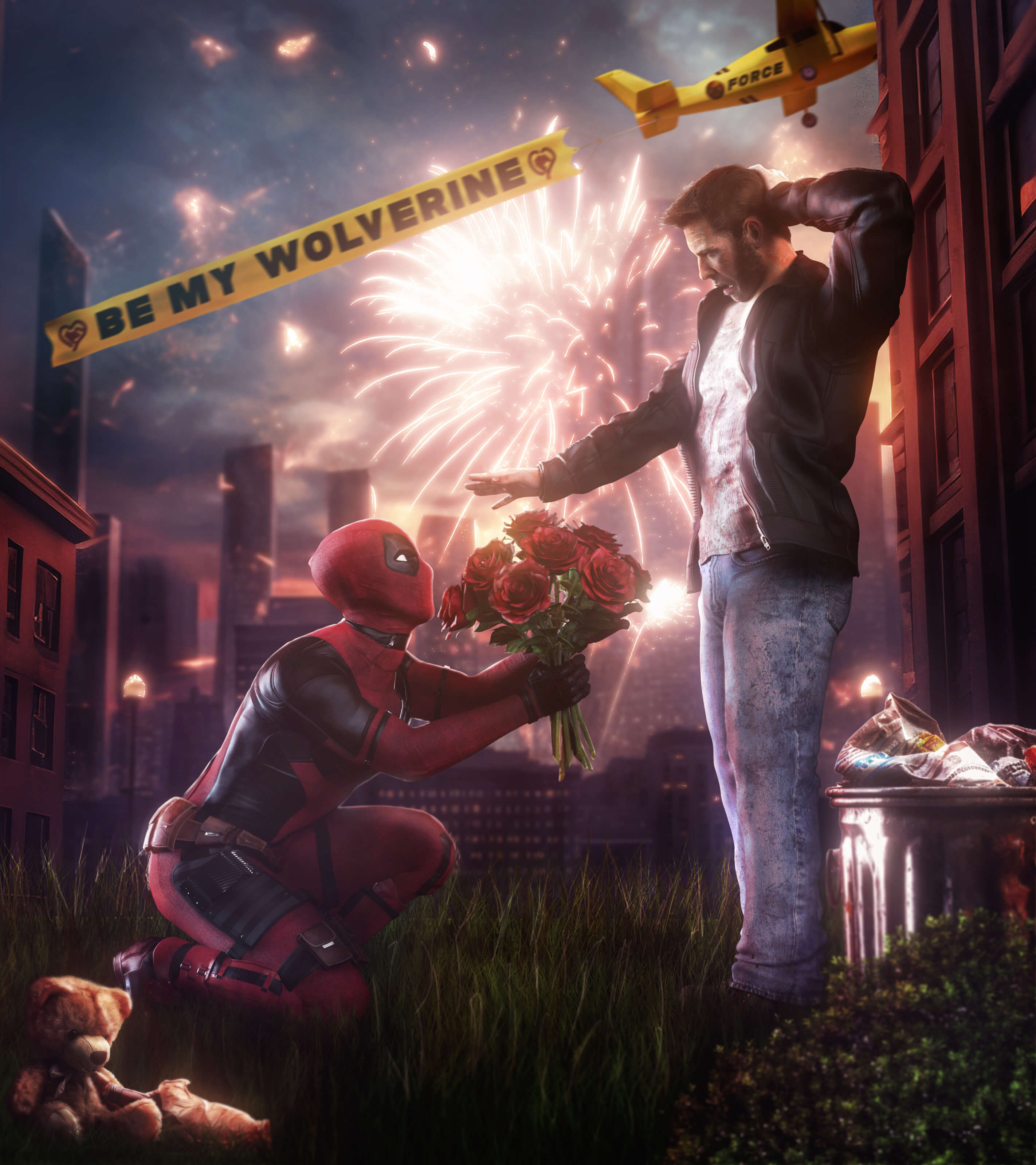 Best Bros Forever 3D Render, Digital Art by Axe Maker