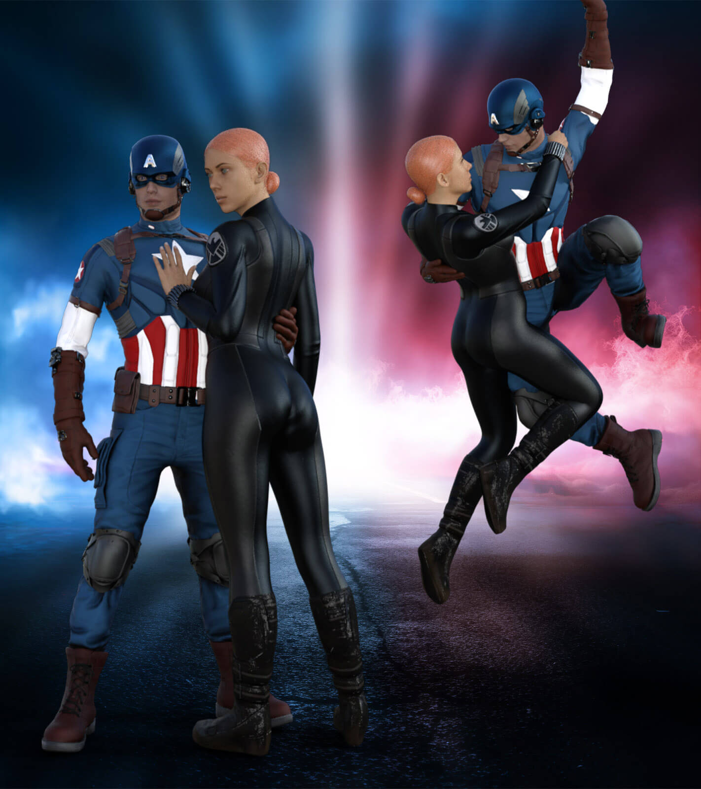 Hero Synergy - Pose Pack Daz Content by Axe Maker