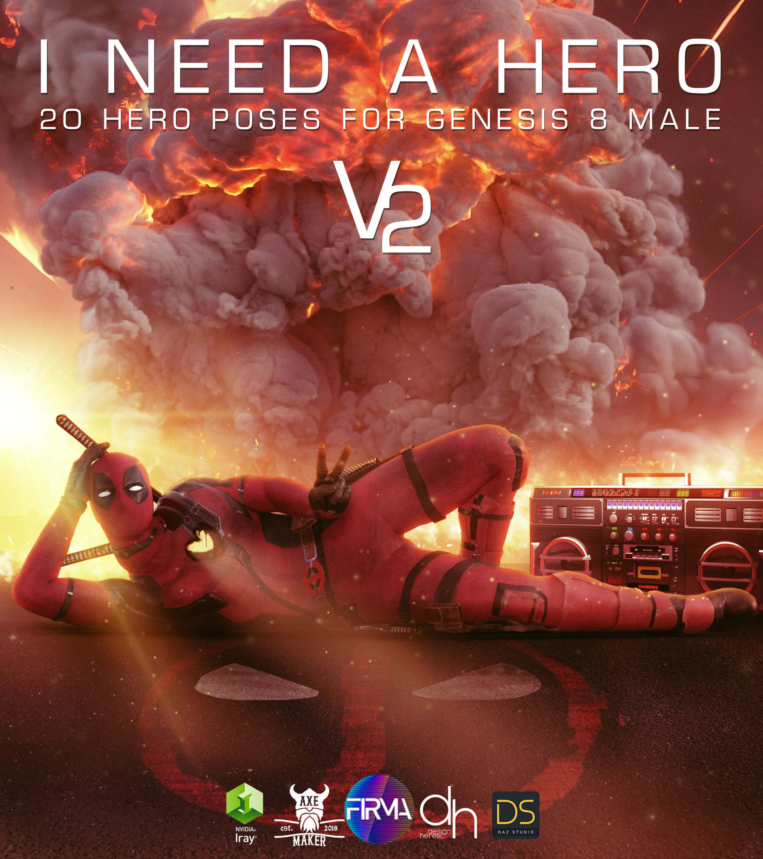 I Need a Hero 2 - Daz Content by Axe Maker