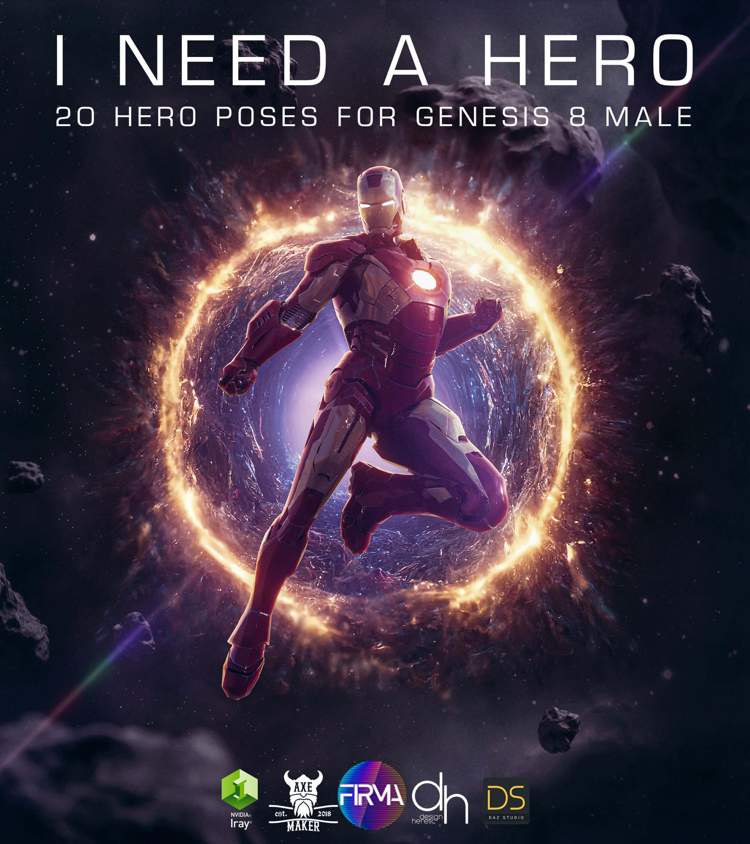 I Need a Hero - Daz Content by Axe Maker