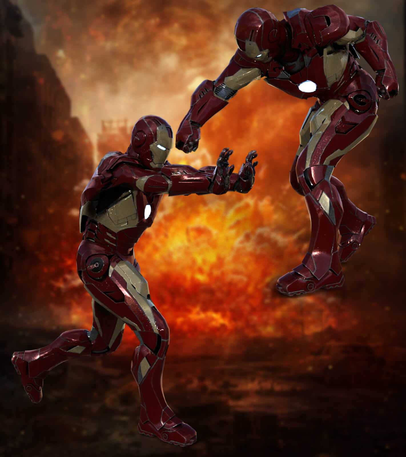 Iron Man - Pose Pack Daz Content by Axe Maker