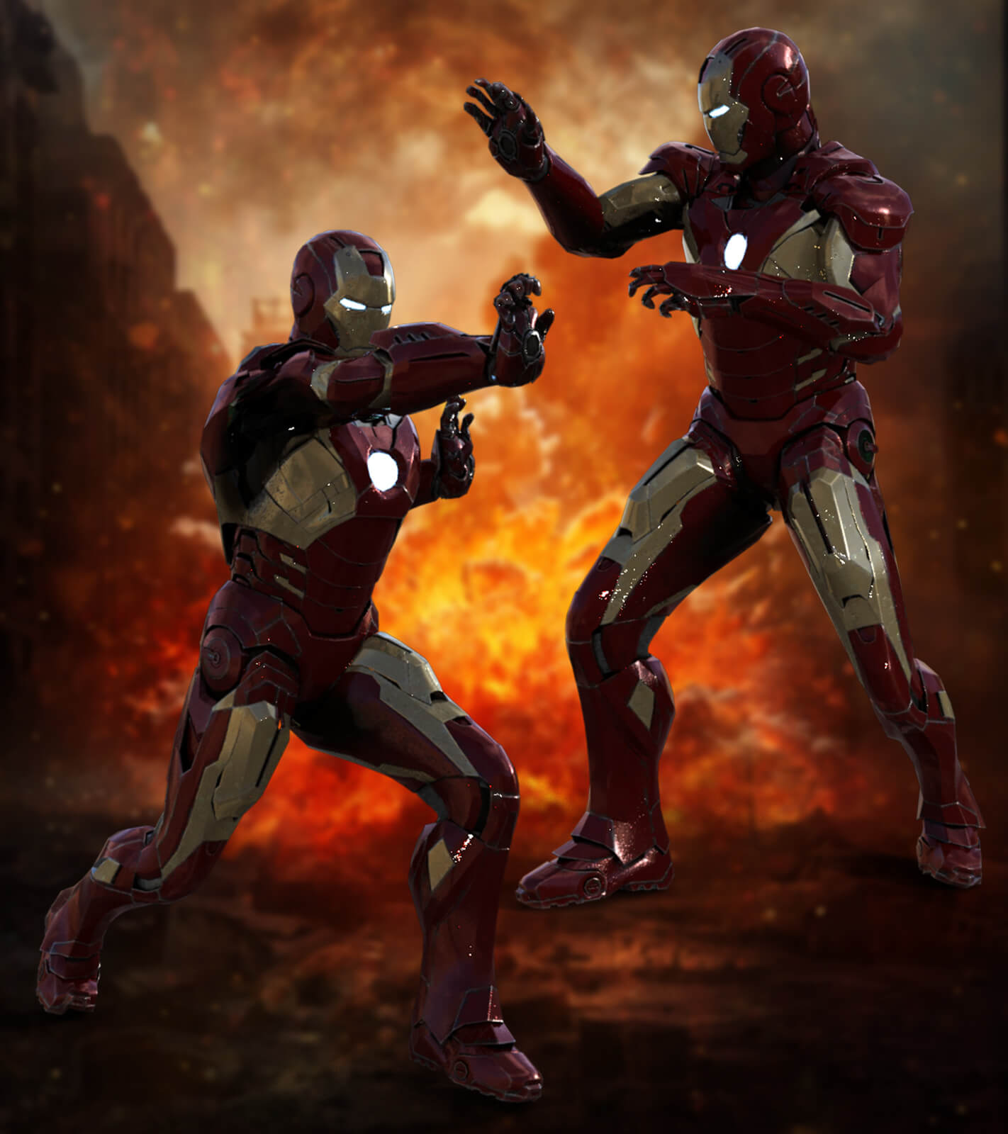 Iron Man - Pose Pack Daz Content by Axe Maker
