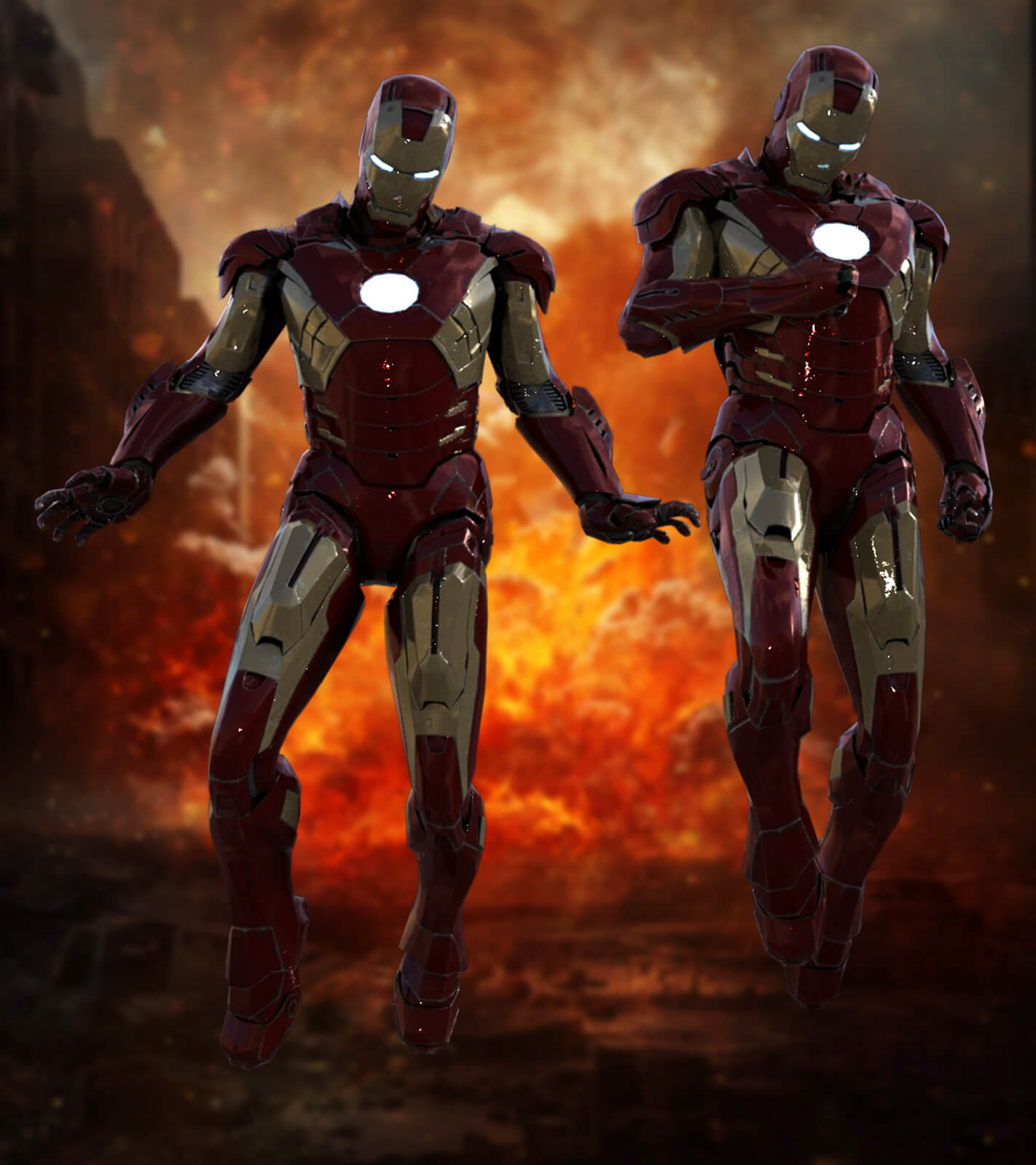 Iron Man - Pose Pack Daz Content by Axe Maker