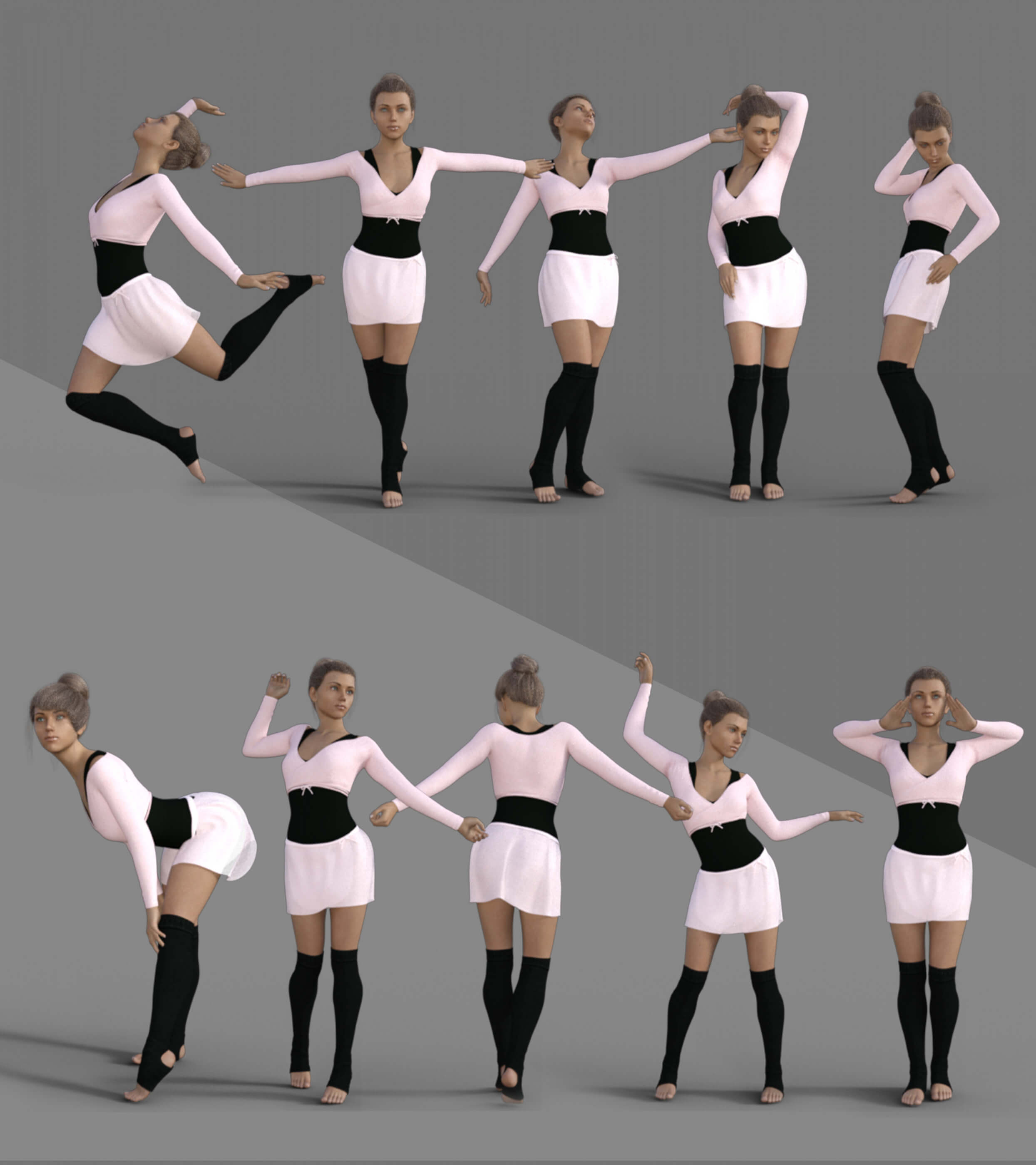 Just Dance Poses - Daz Content by Axe Maker