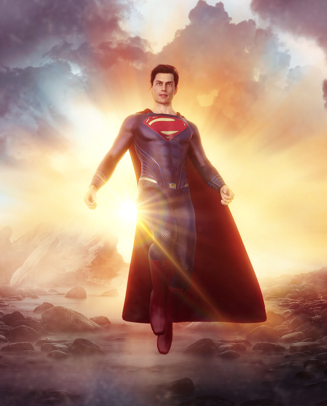 Mega SuperHero Pose Bundle for Genesis 8 Figures - Daz Content by Axe Maker