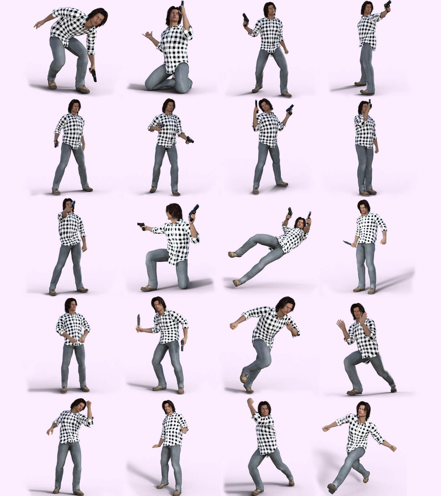 Monster Hunter Poses - Supernatural Edition Daz Content by Axe Maker