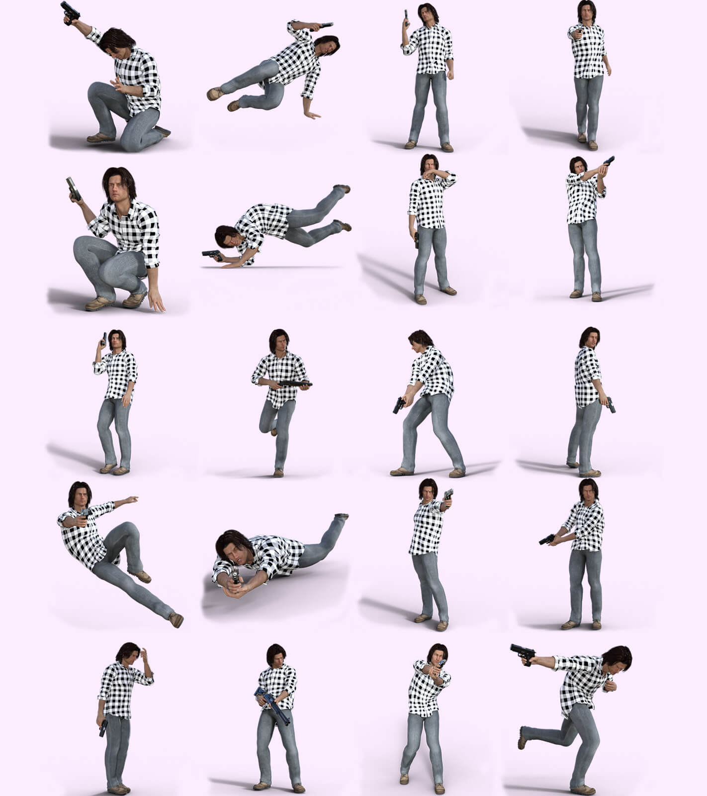 Monster Hunter Poses - Supernatural Edition Daz Content by Axe Maker