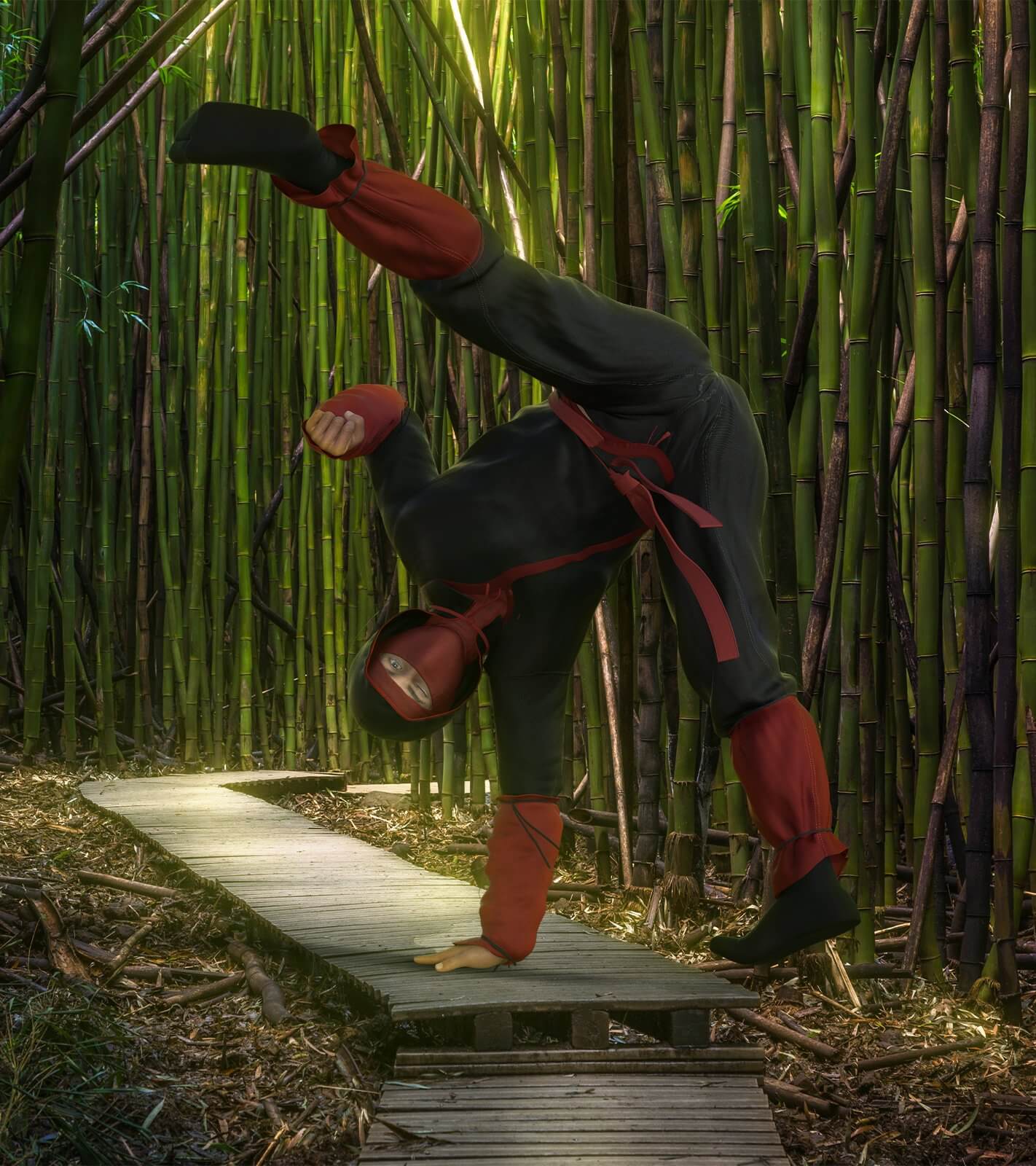 Ninja Bundle - Daz Content by Axe Maker