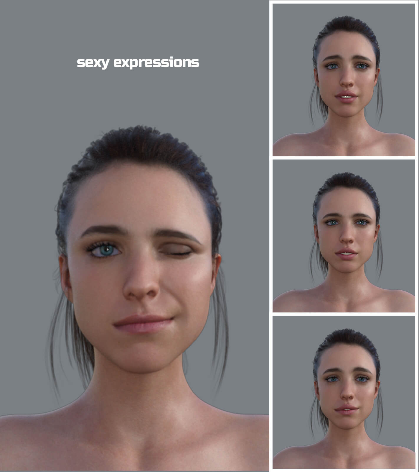 Sexy Face Expressions - Daz Content by Axe Maker