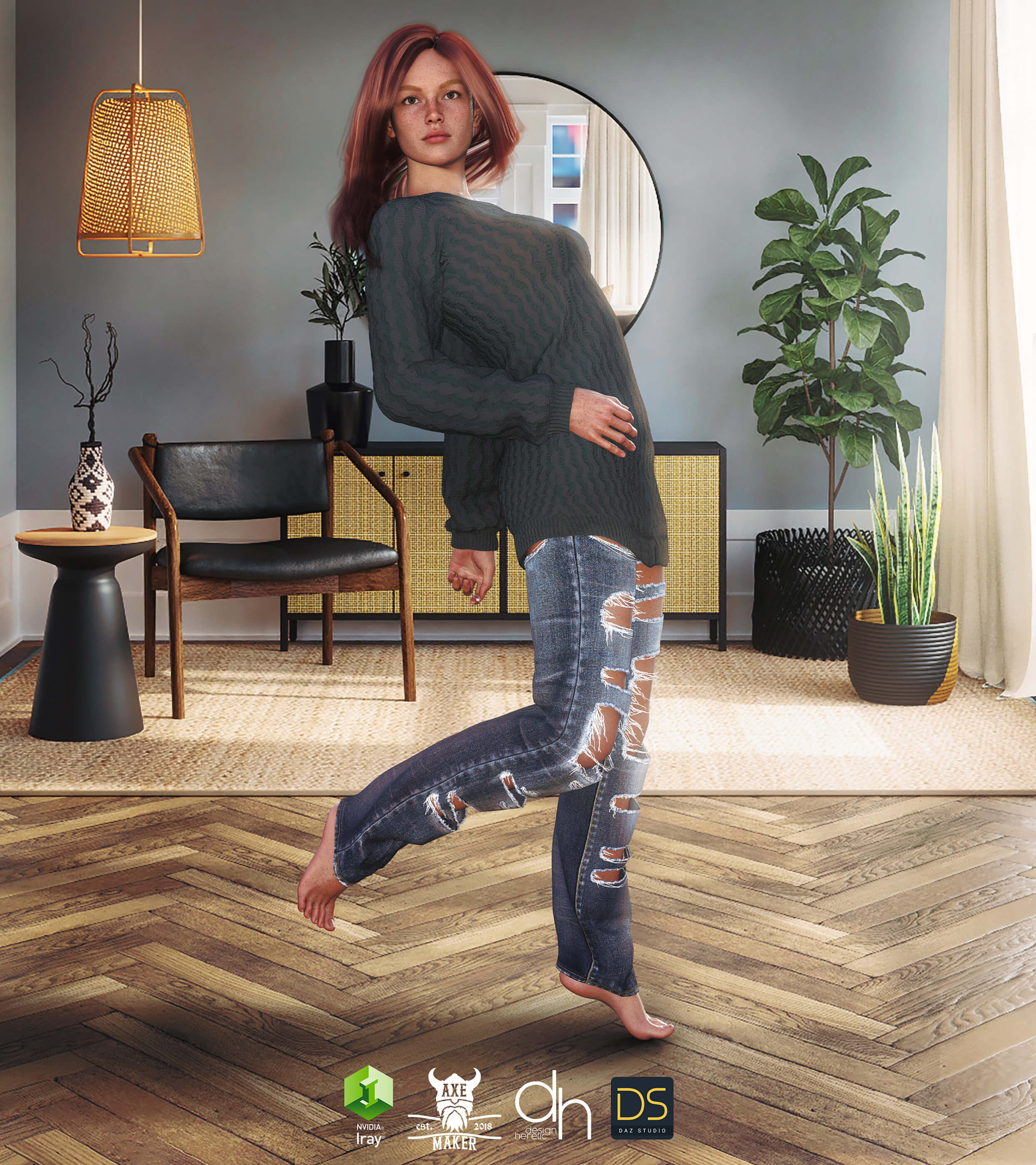 Super Model Poses Vol 10 - Daz Content by Axe Maker