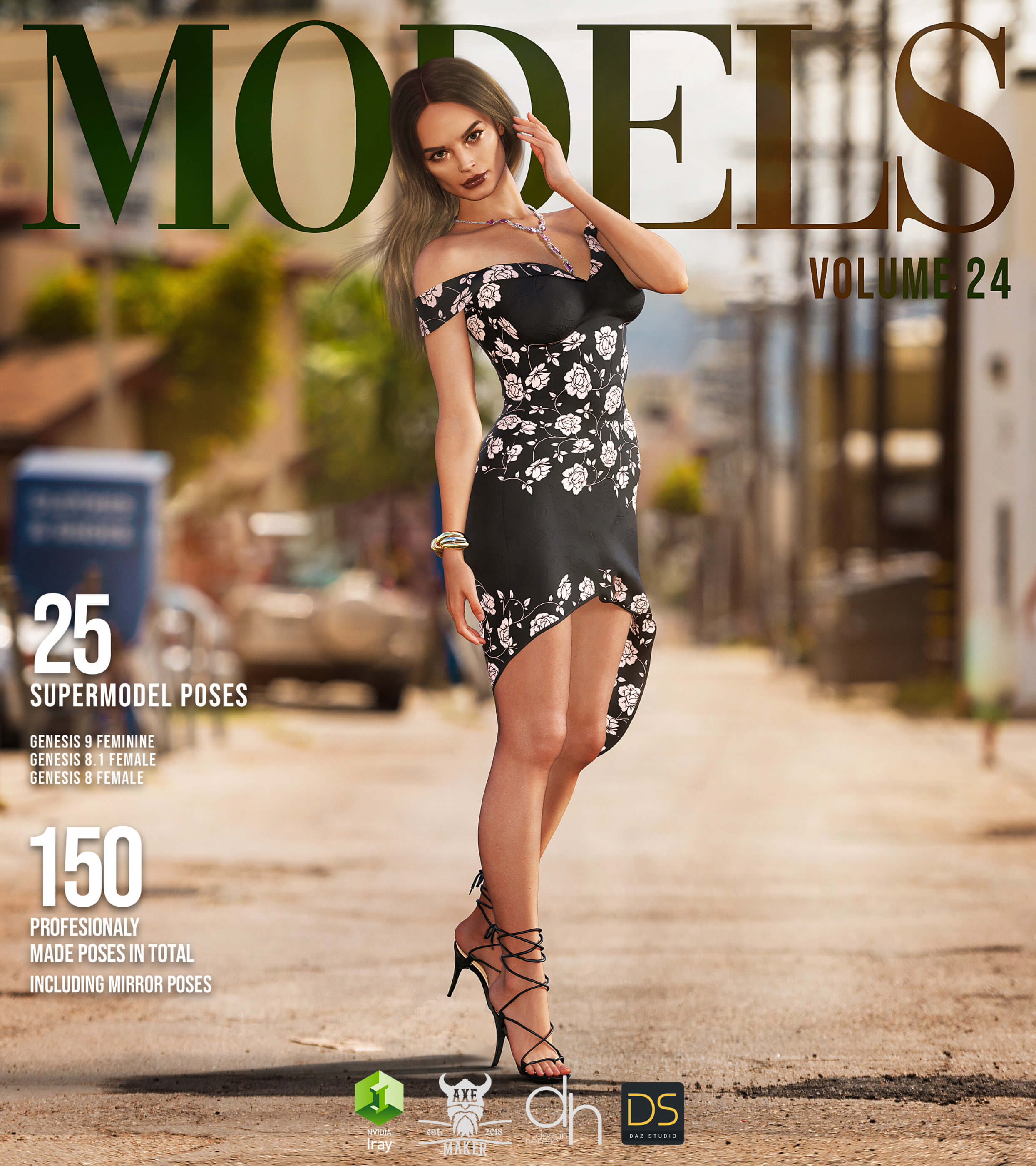 Super Model Poses Vol 24 - Daz Content by Axe Maker