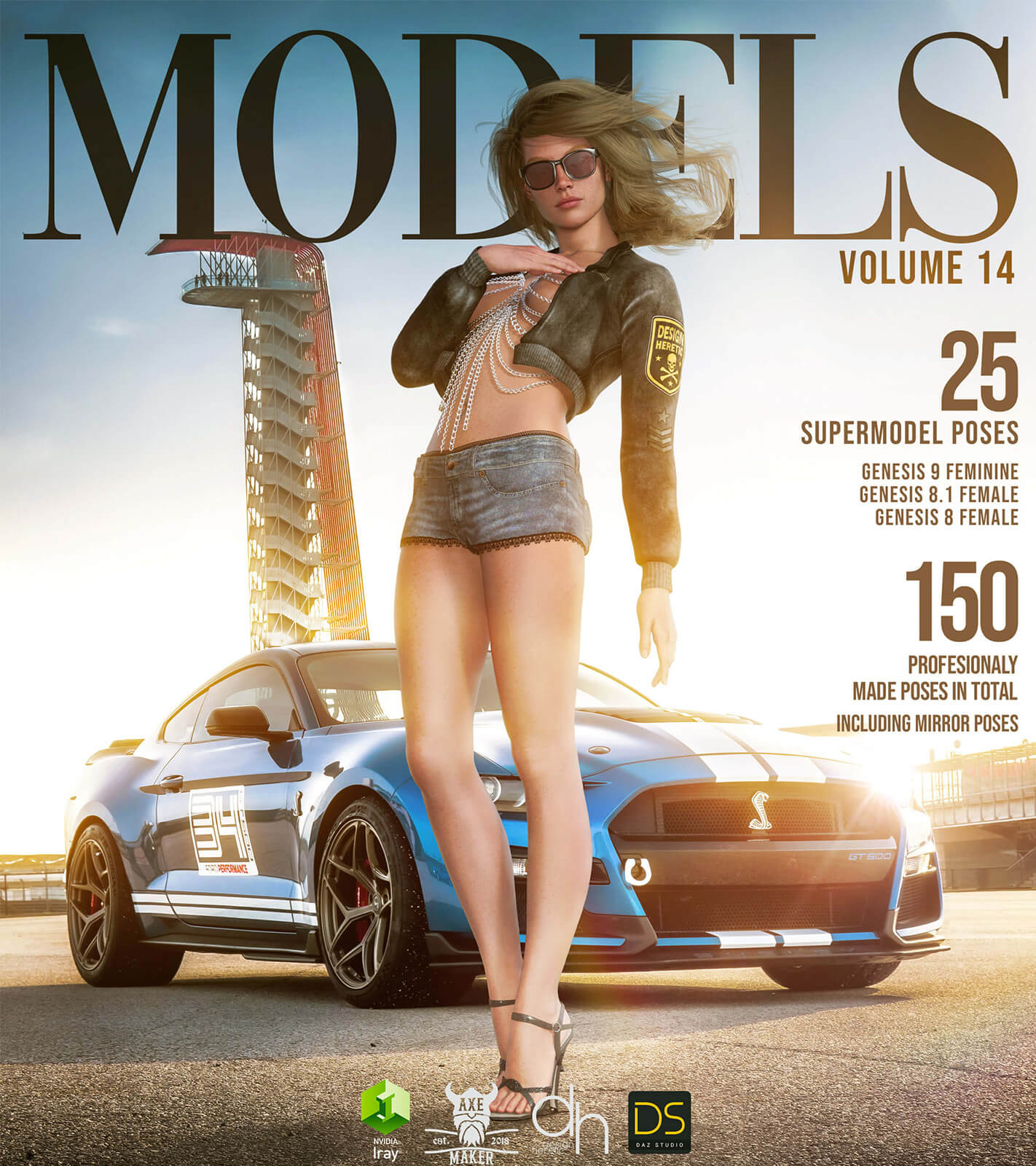 Supermodels Poses - Giga Bundle Volume 2 Daz Content by Axe Maker