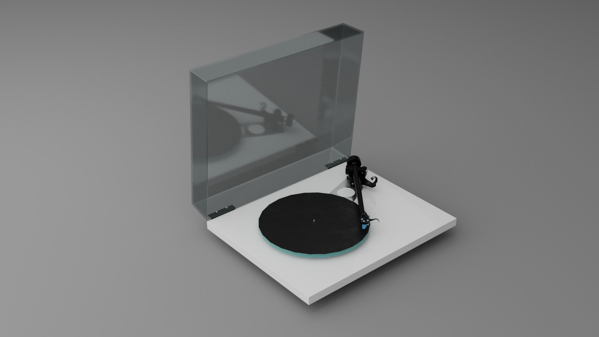 Vinyl Record Player 3D Model Low Poly 3D Model by AxelCooper