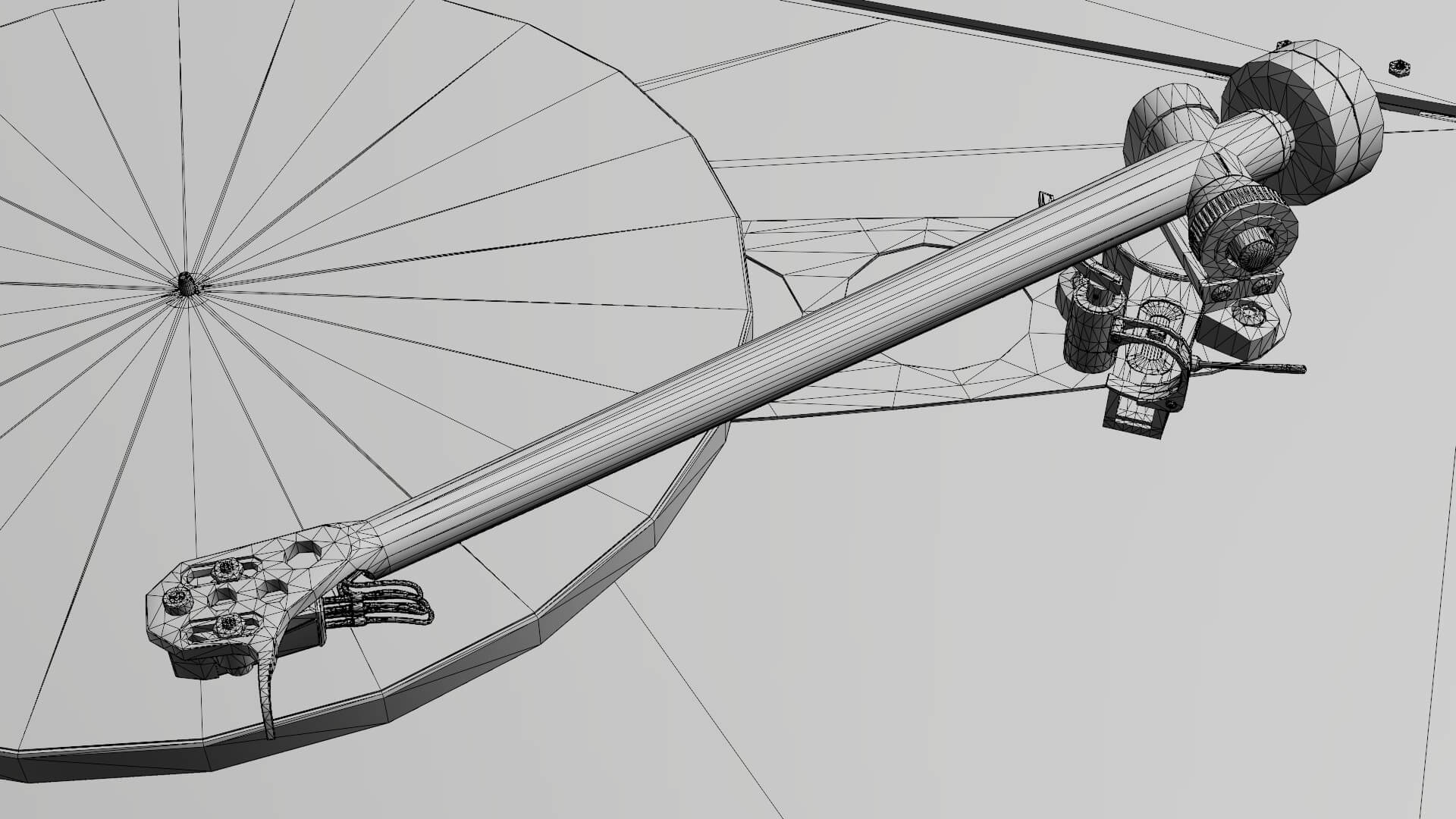 Vinyl Record Player 3D Model Low Poly 3D Model by AxelCooper