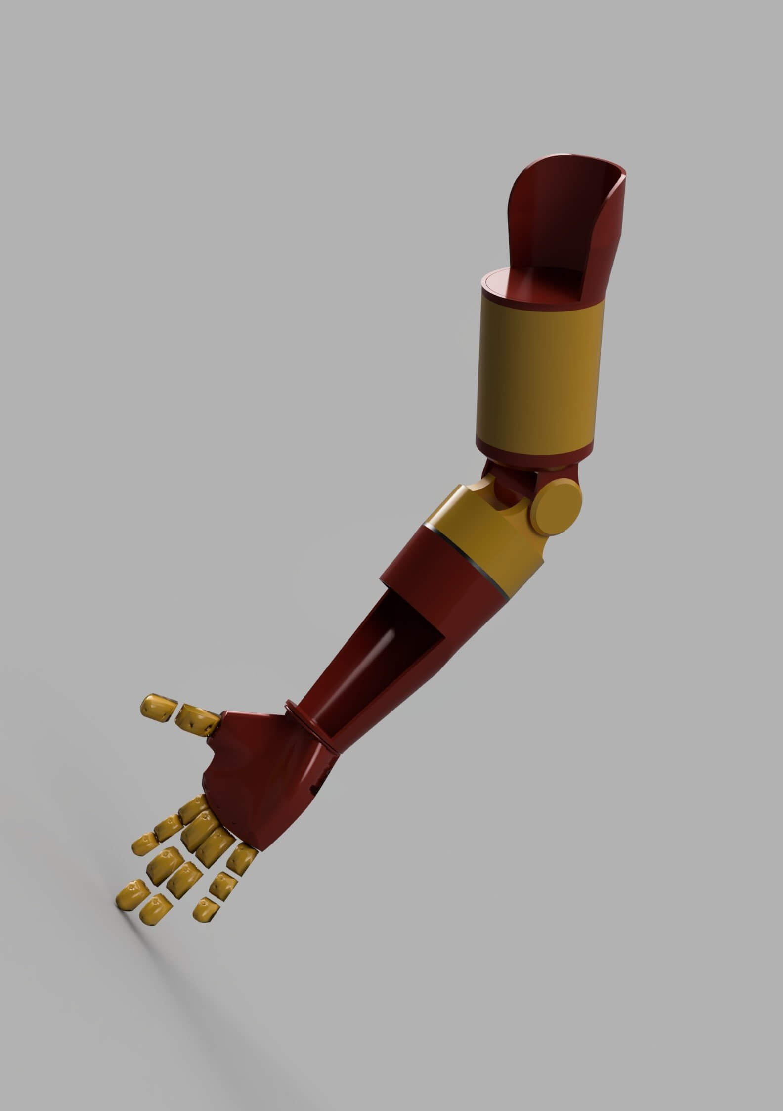 Bionic Hand 3D Render, Digital Art by ayoubavm