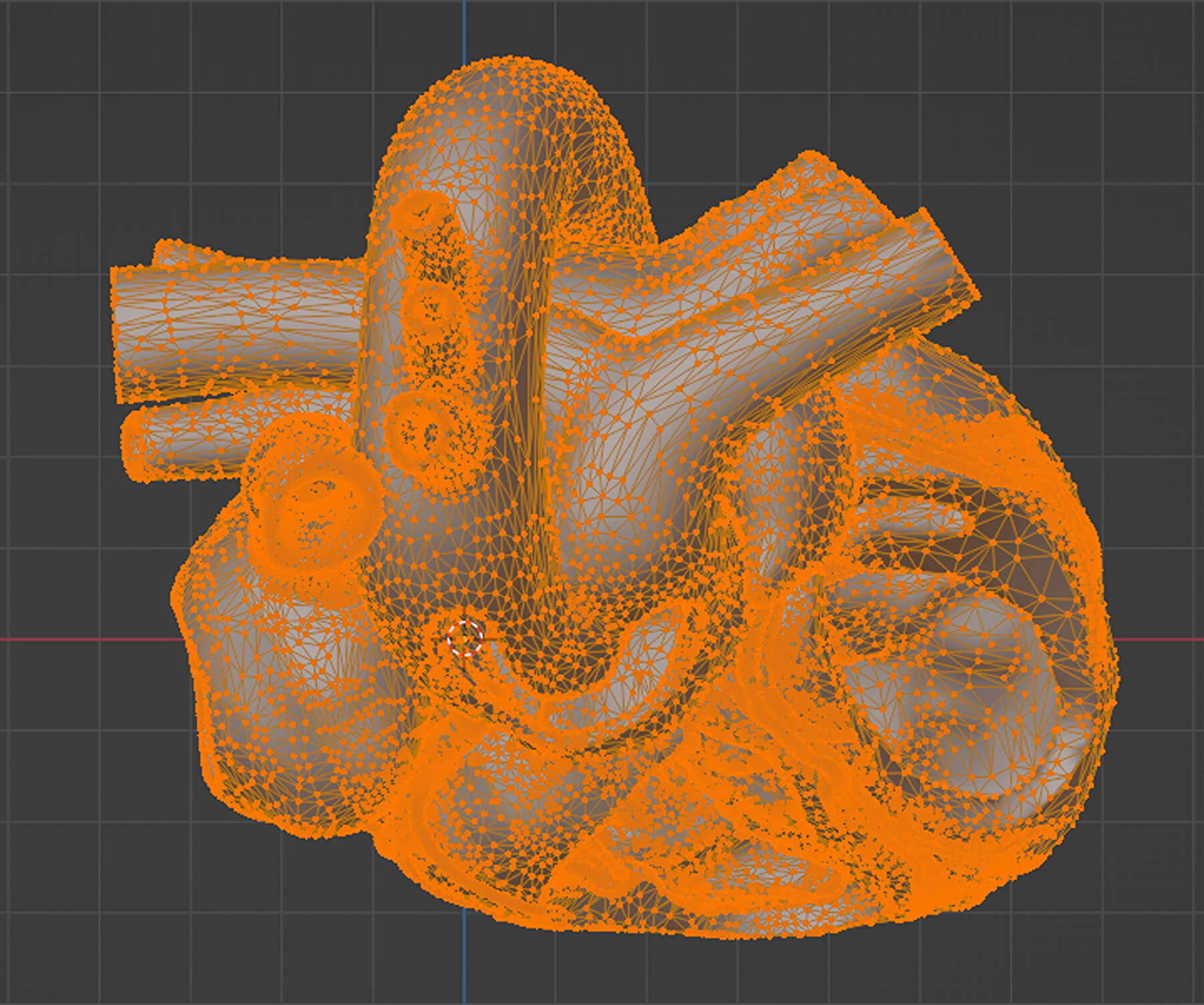 3D Model of Common Arterial Trunk Truncus Arteriosus by azekapeka
