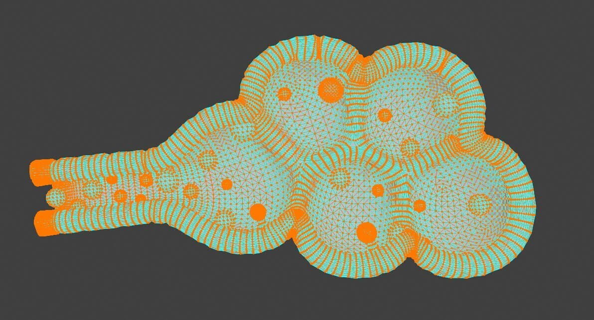 3D Model of Mammary Gland by azekapeka