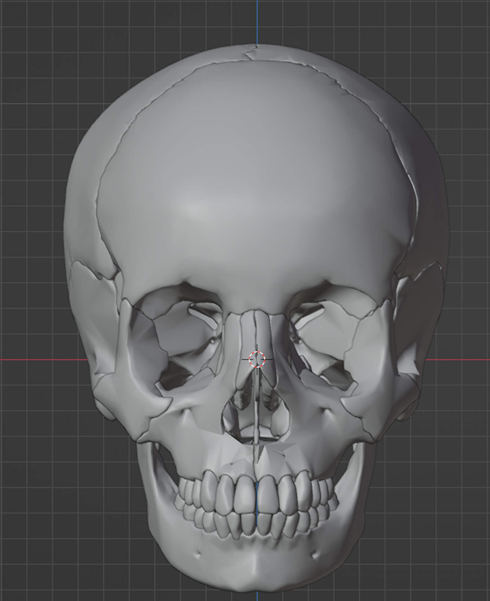 3D Model of Skull Bones by azekapeka