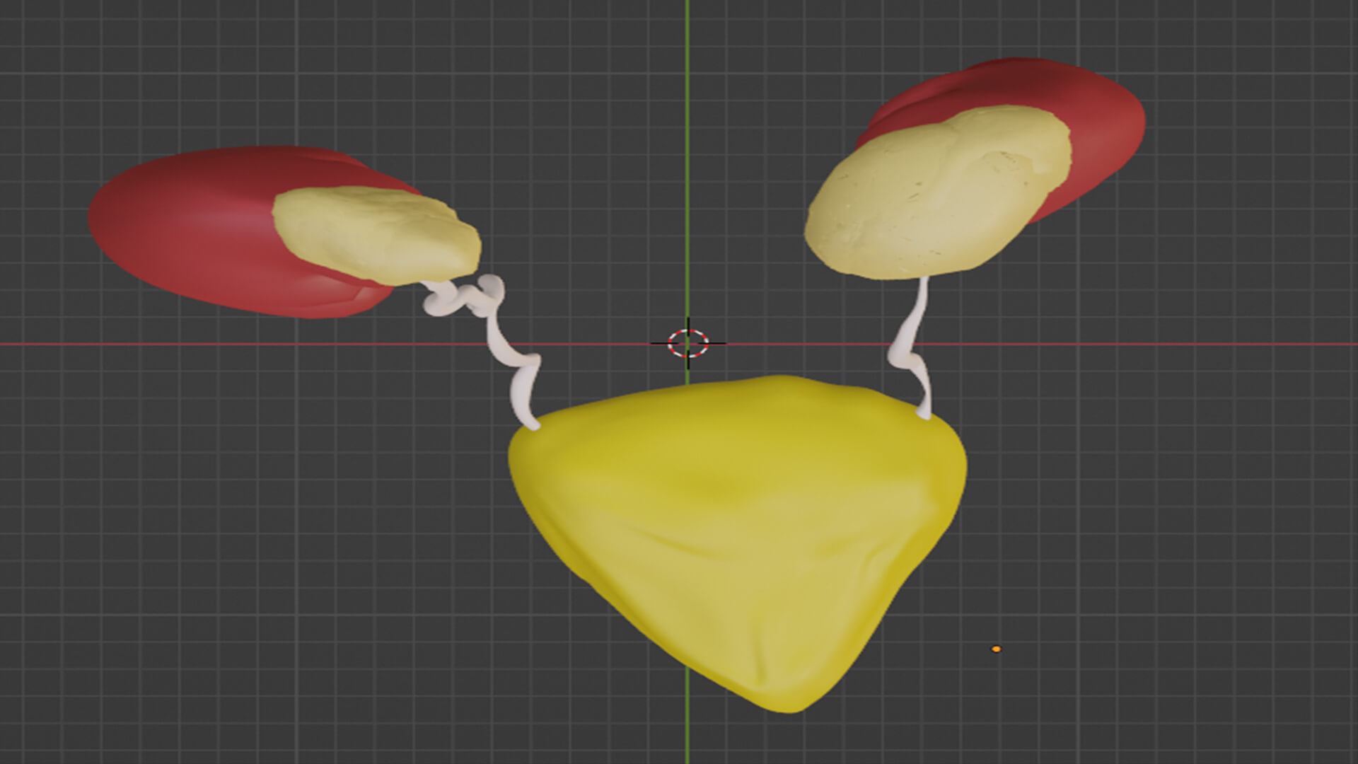 3D Model of Urinary System V2 by azekapeka