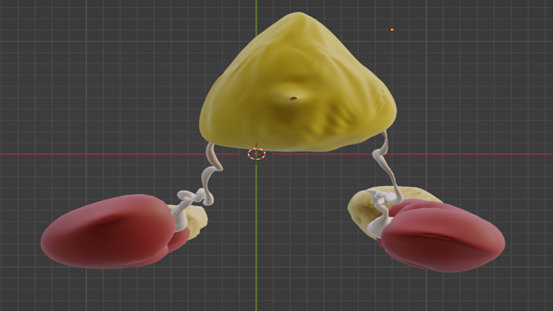 3D Model of Urinary System V2 by azekapeka