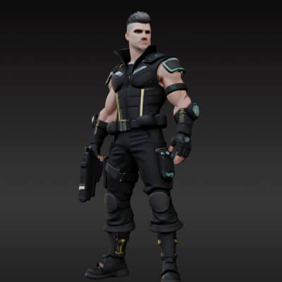 Animated 3D Models | Games | Men | RenderHub