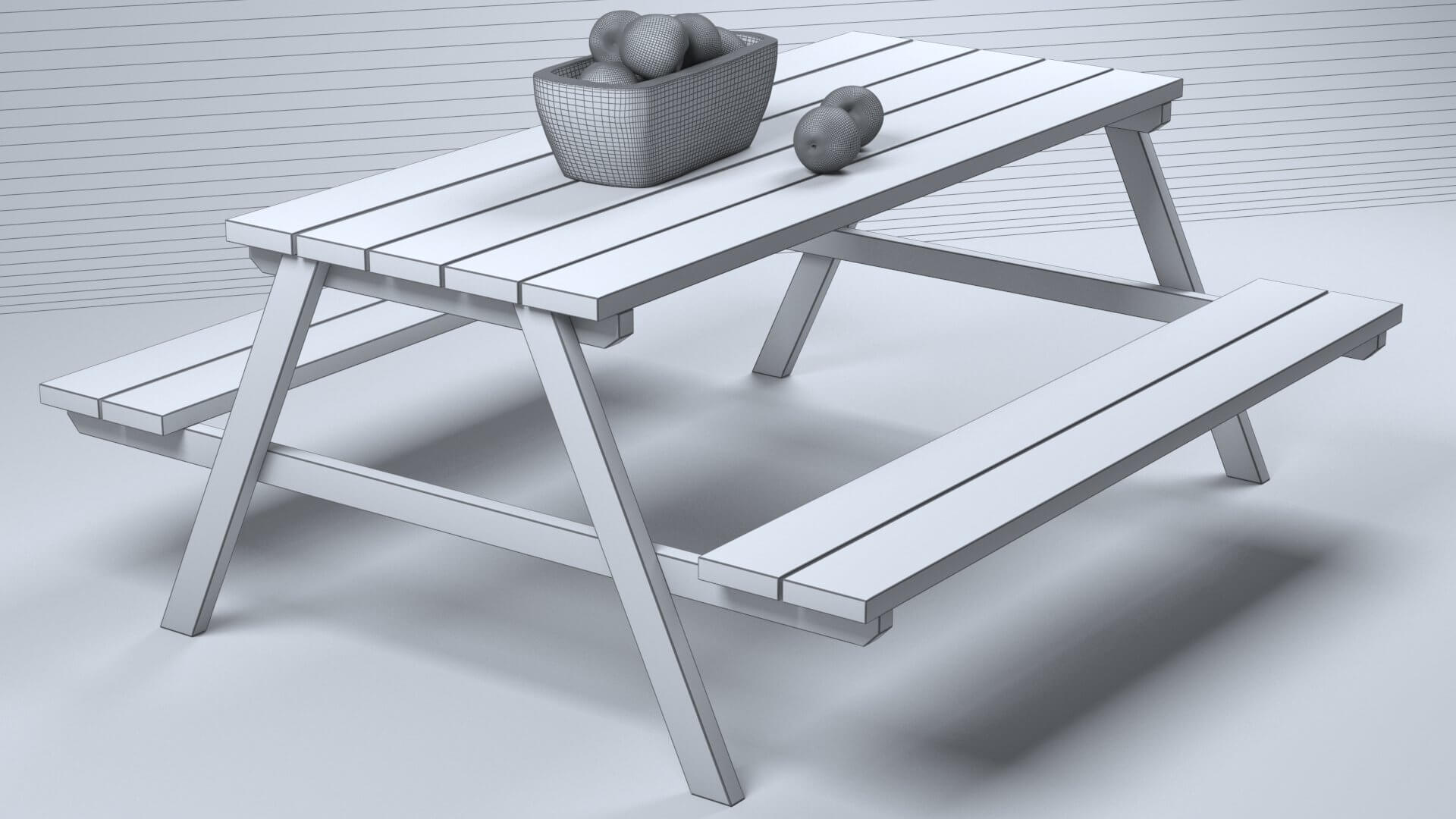 Bench Model by Azharjamal