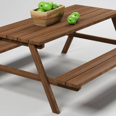 Bench Model by Azharjamal