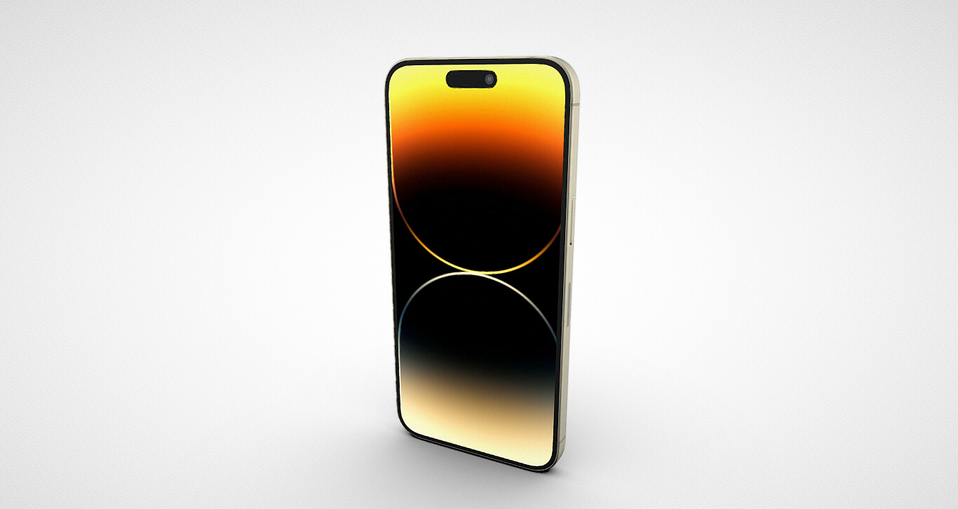 Apple iPhone 14 Pro Mobile Phone - 3D Model by azinkey