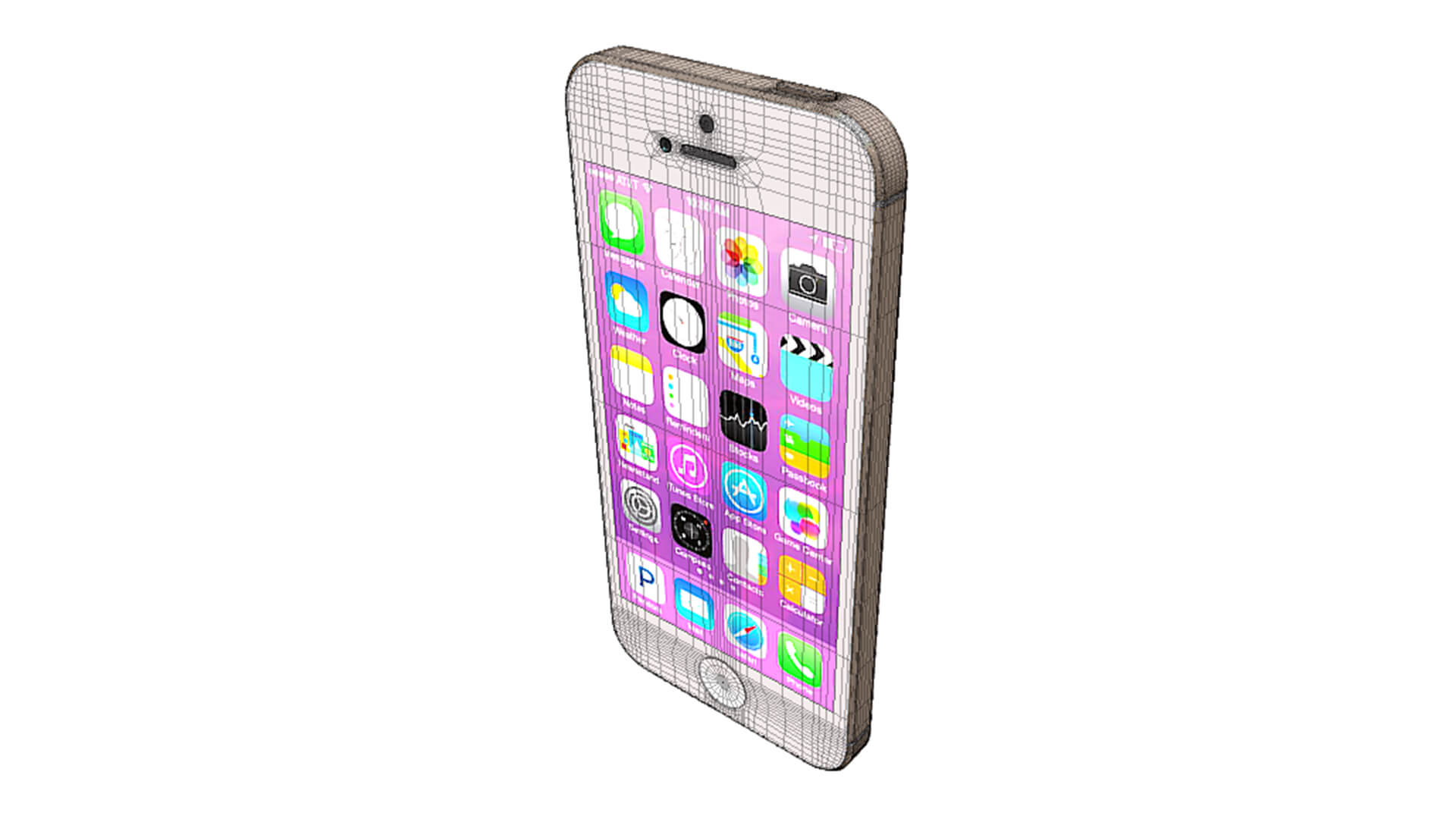 Apple iPhone 5 Mobile Phone - 3D Model by azinkey