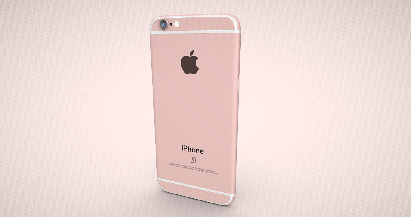 Apple iPhone 6S Mobile Phone - 3D Model by azinkey
