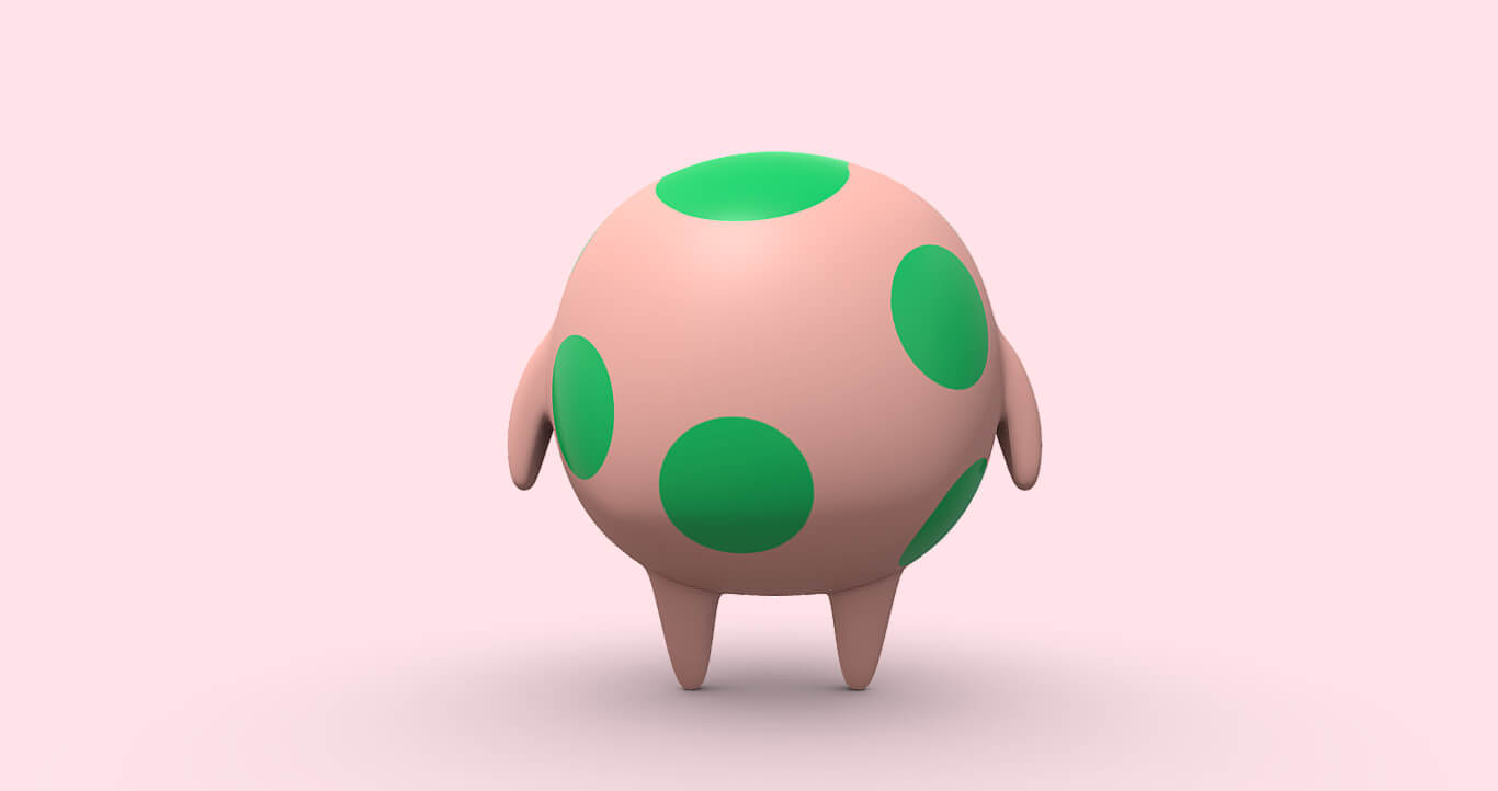 Cartoon Character - Baby Alien 3D Model by azinkey