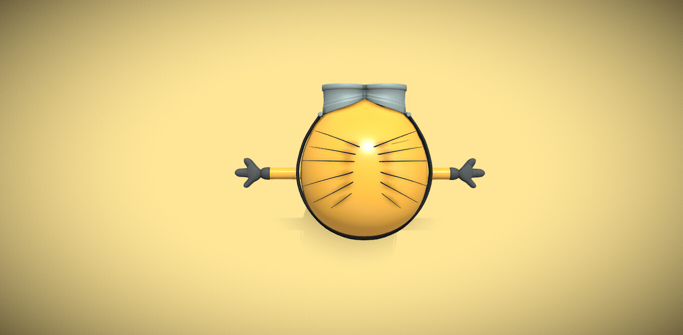 Cartoon Character - Minions Kevin 3D Model by azinkey