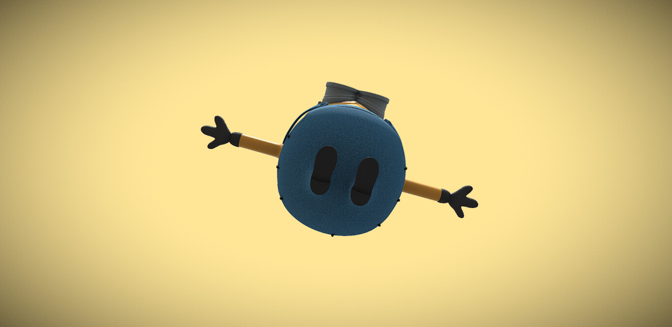 Cartoon Character - Minions Kevin 3D Model by azinkey