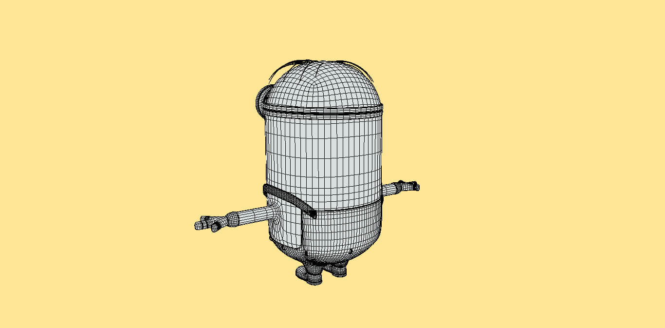 Cartoon Character - Minions Kevin 3D Model by azinkey