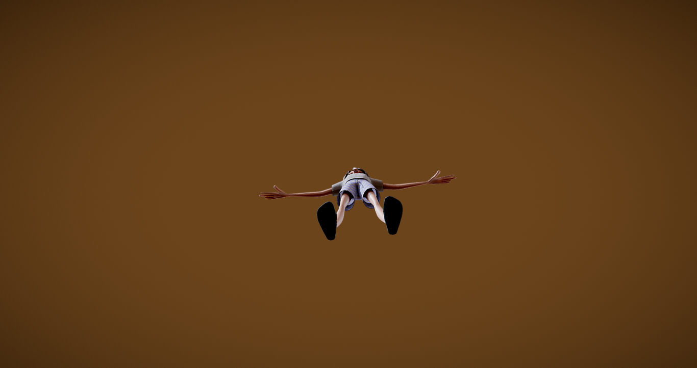 Cartoon Character - Slim Man 3D Model by azinkey