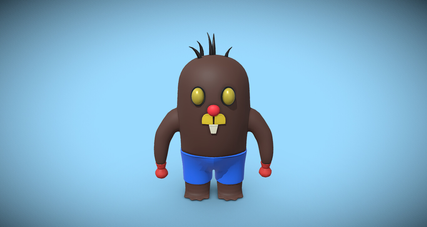 Cartoon Rabbit - 3D Model by azinkey