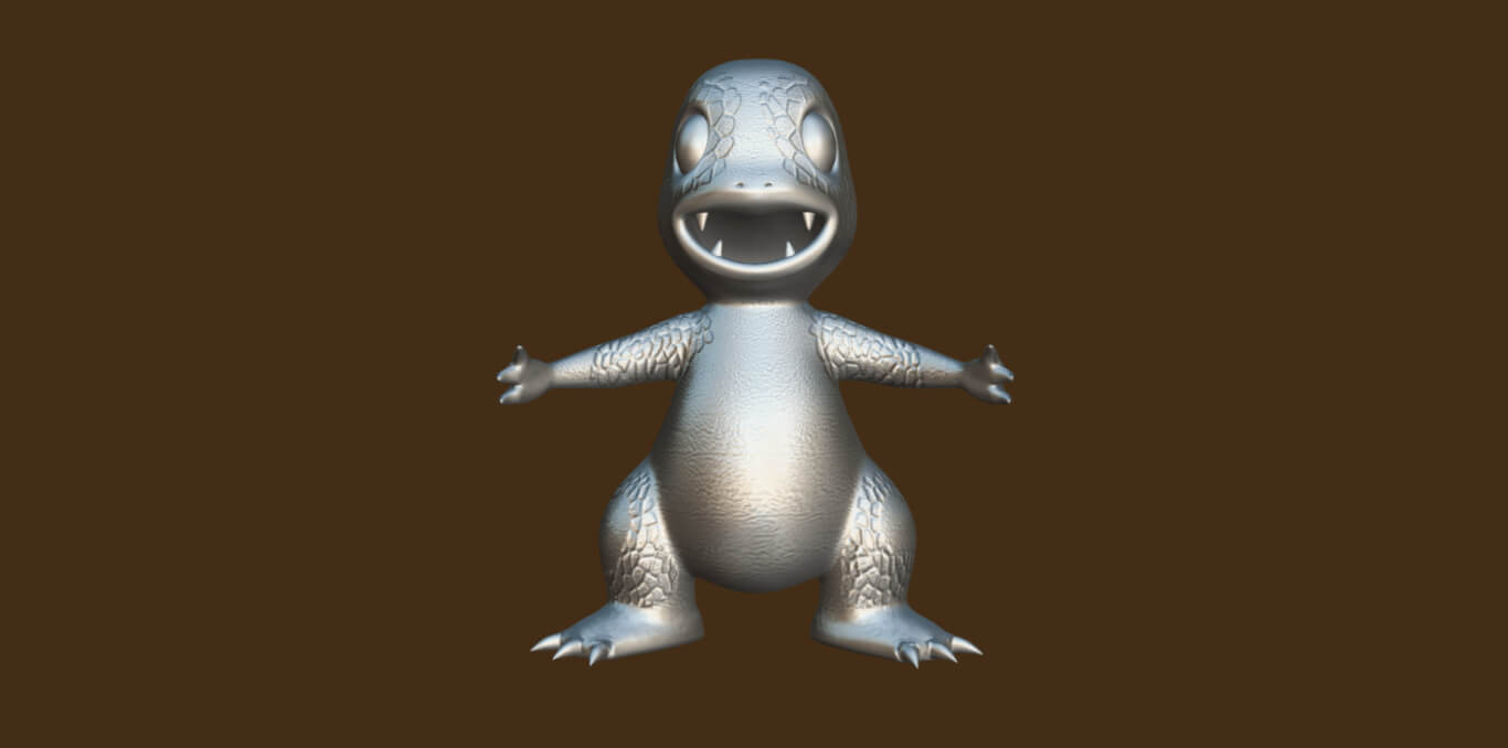 Charmander Pokemon - 3D Model by azinkey