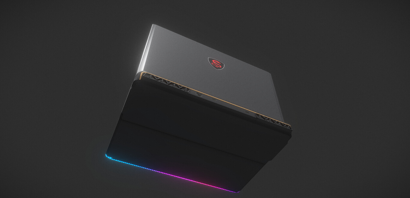 Gaming Laptop - MSI Raider Ge78Hx 3D Model by azinkey